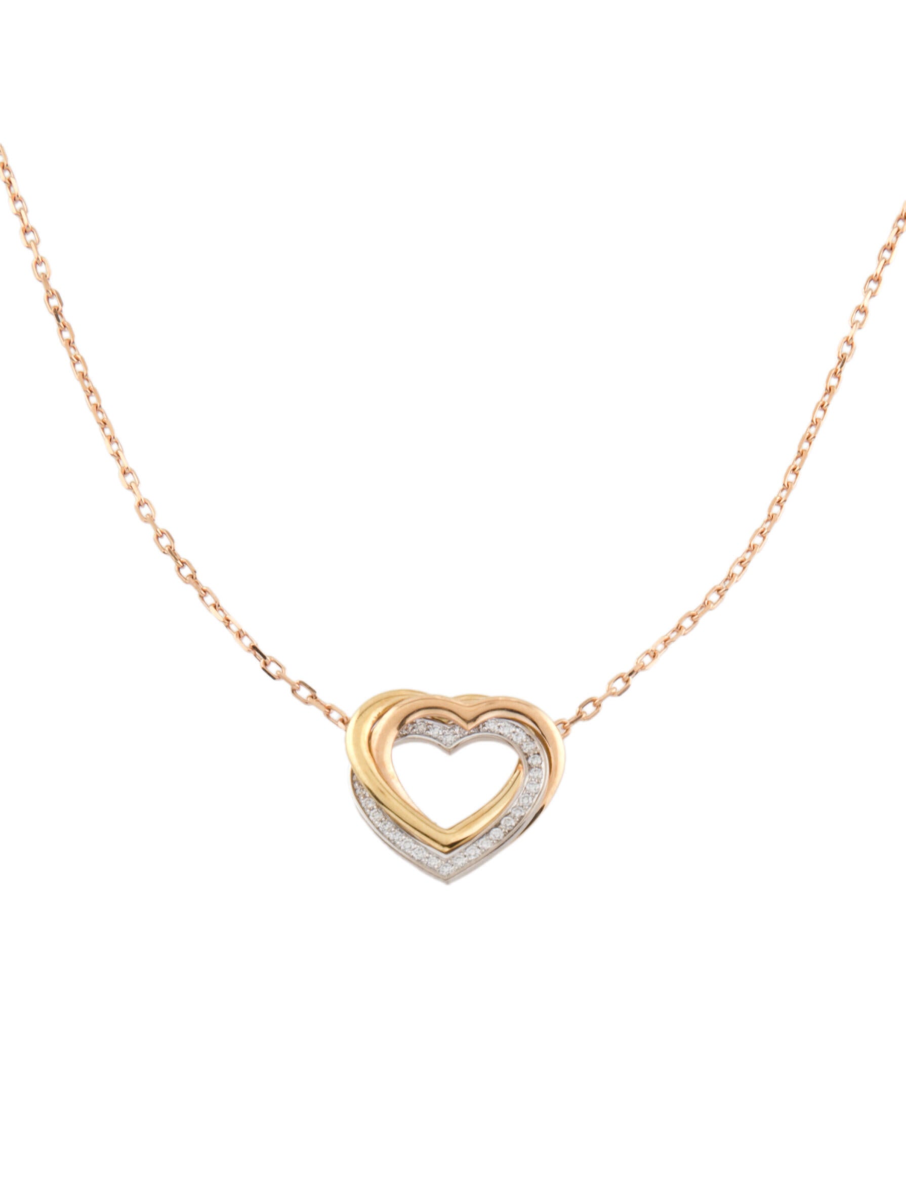 Cartier Heart of Cartier Necklace - 18K Yellow Gold Pendant Necklace ...
