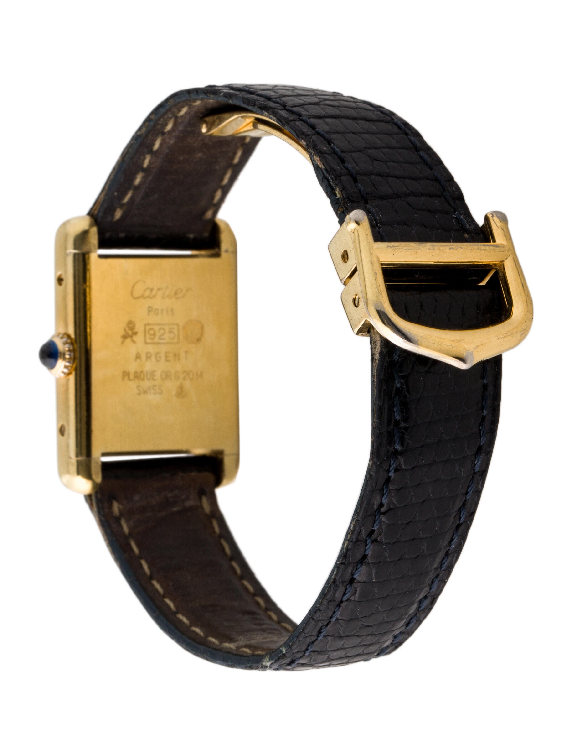 Cartier Must de Cartier Tank Watch - W1017354 | The RealReal