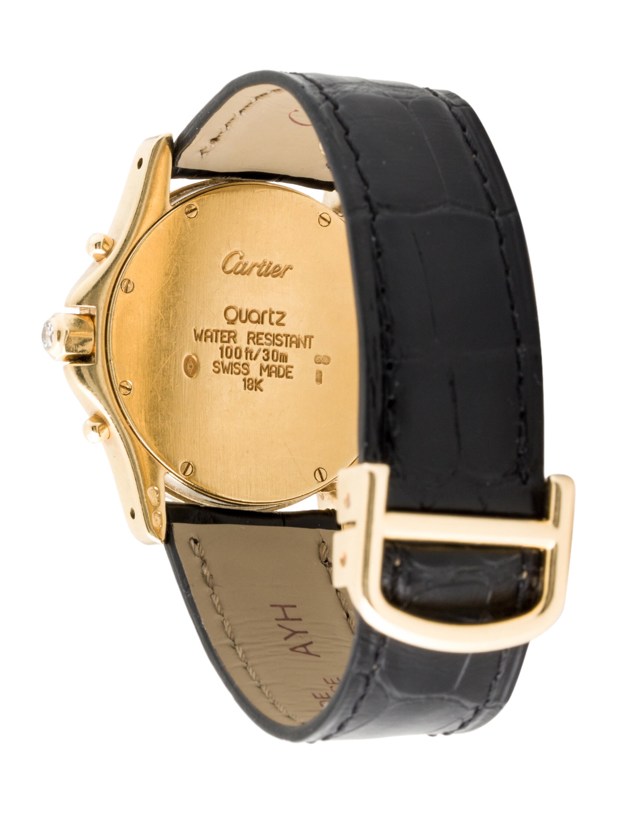 Cartier Santos Ronde Chronograph Watch - 1530 | The RealReal