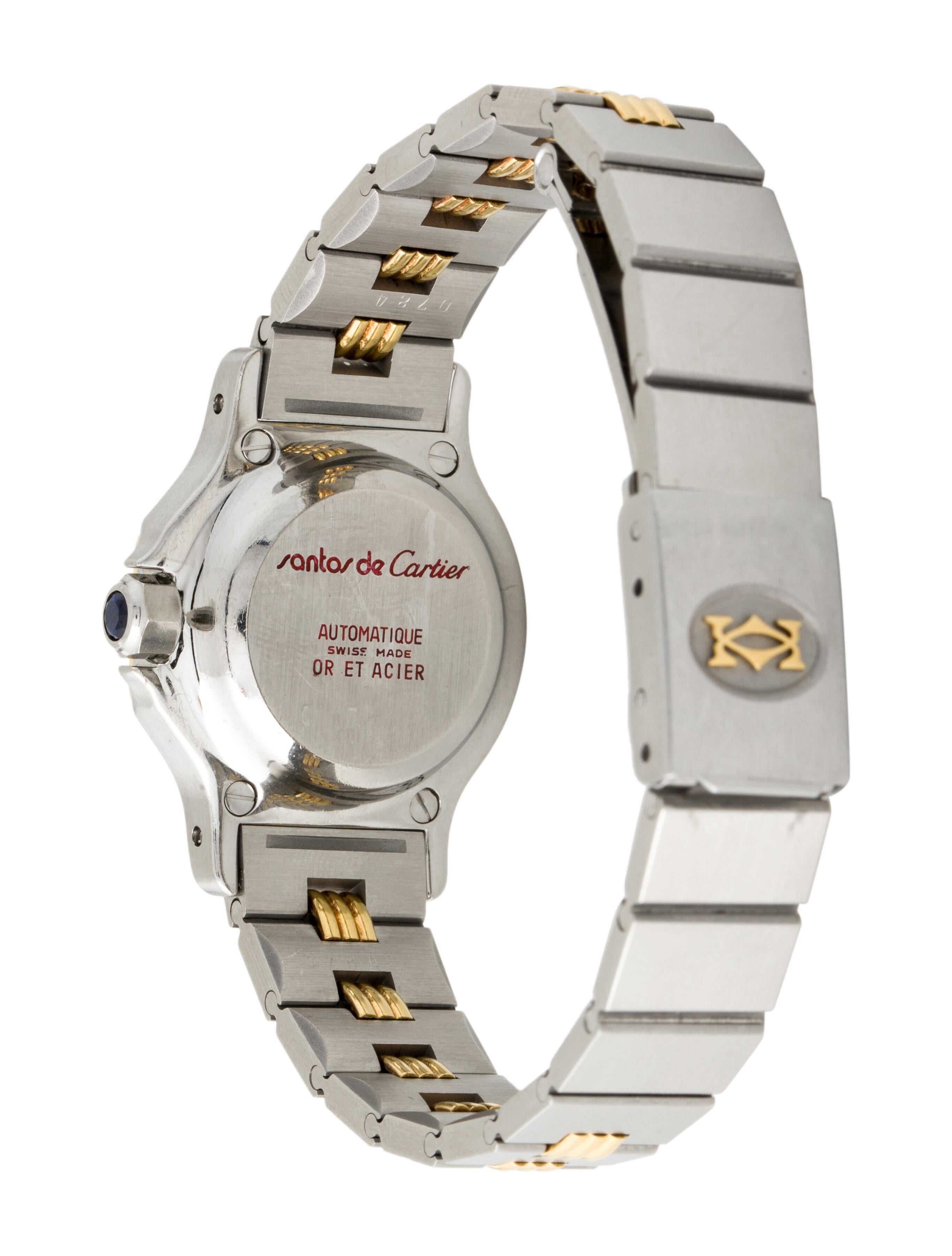 Cartier Santos Octagon Watch - AC9.80GR | The RealReal