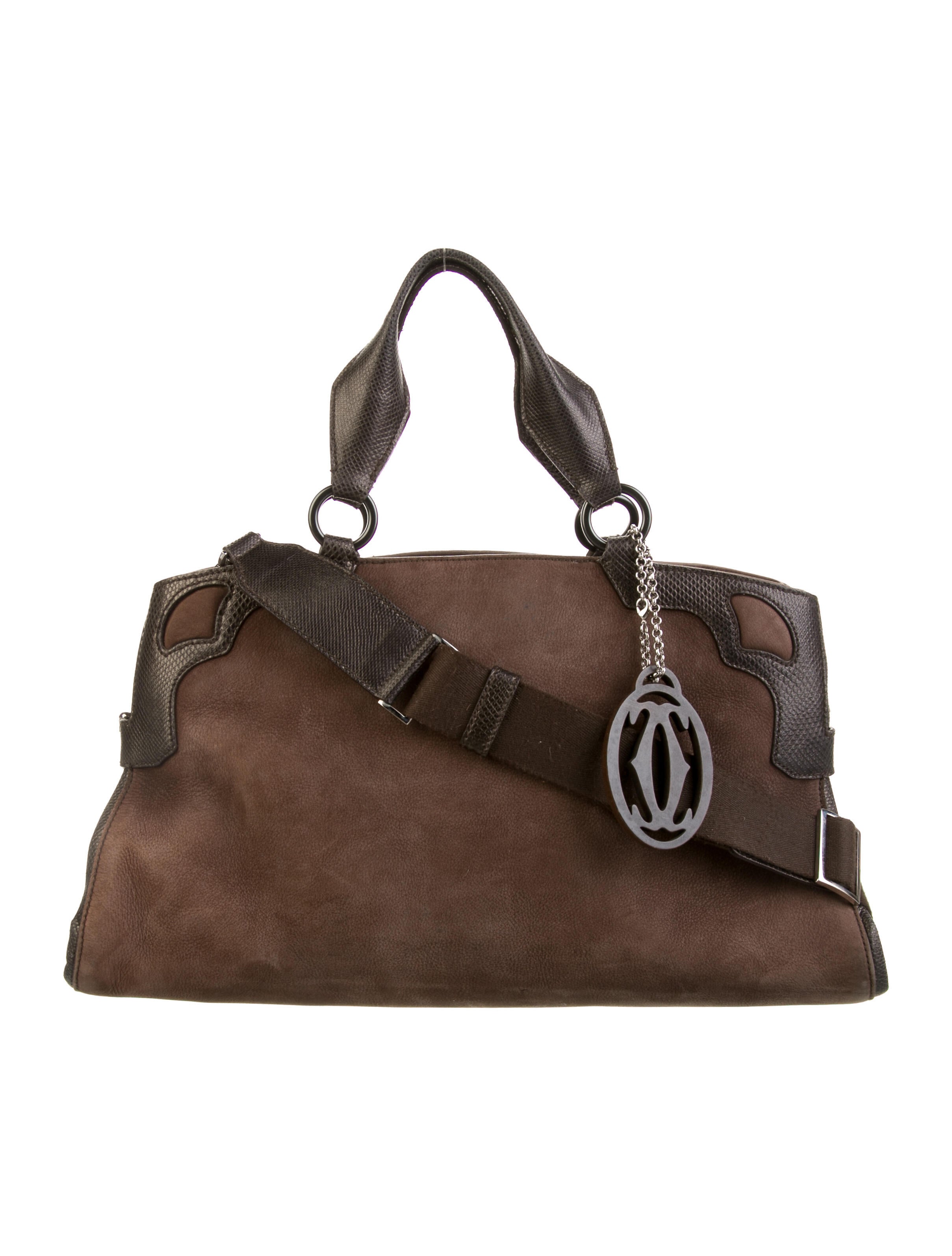 Cartier Karung-Trimmed Marcello de Cartier Bag - Black Totes, Handbags ...