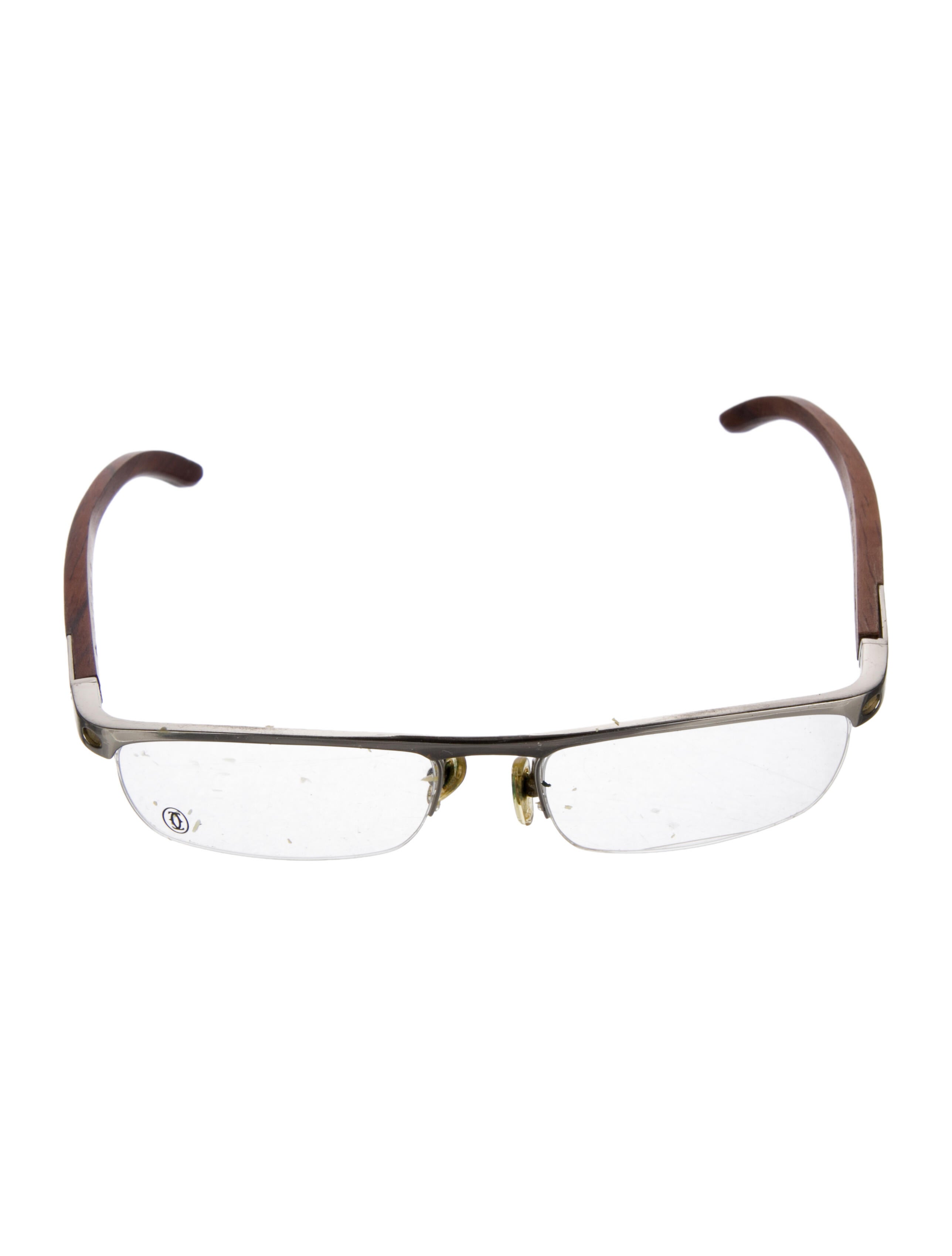 Cartier Square Eyeglasses W Tags Clear Eyeglasses Accessories Crt80196 The Realreal