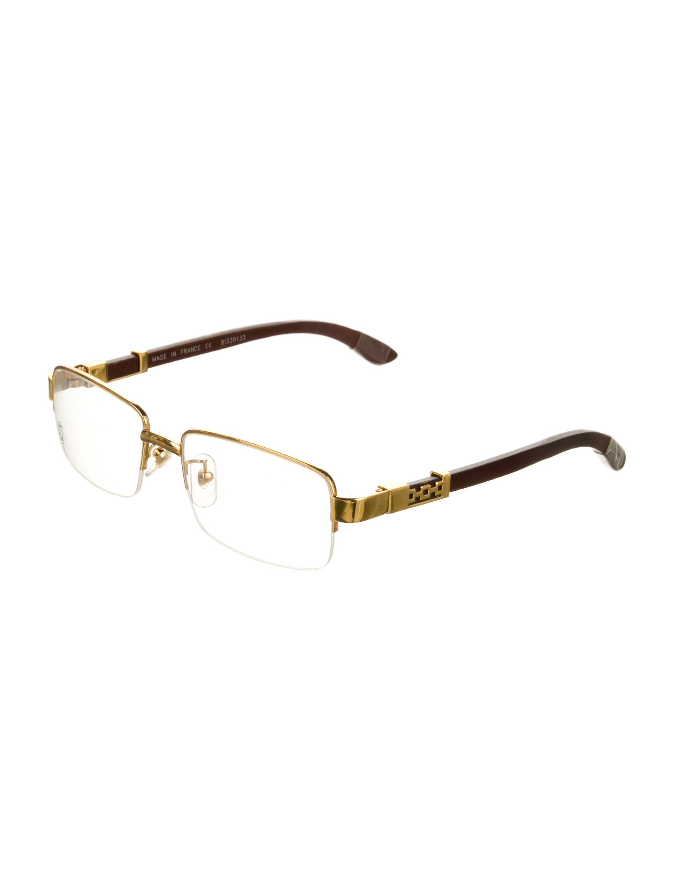 Cartier Square Eyeglasses - Brown Eyeglasses, Accessories - CRT90234 ...