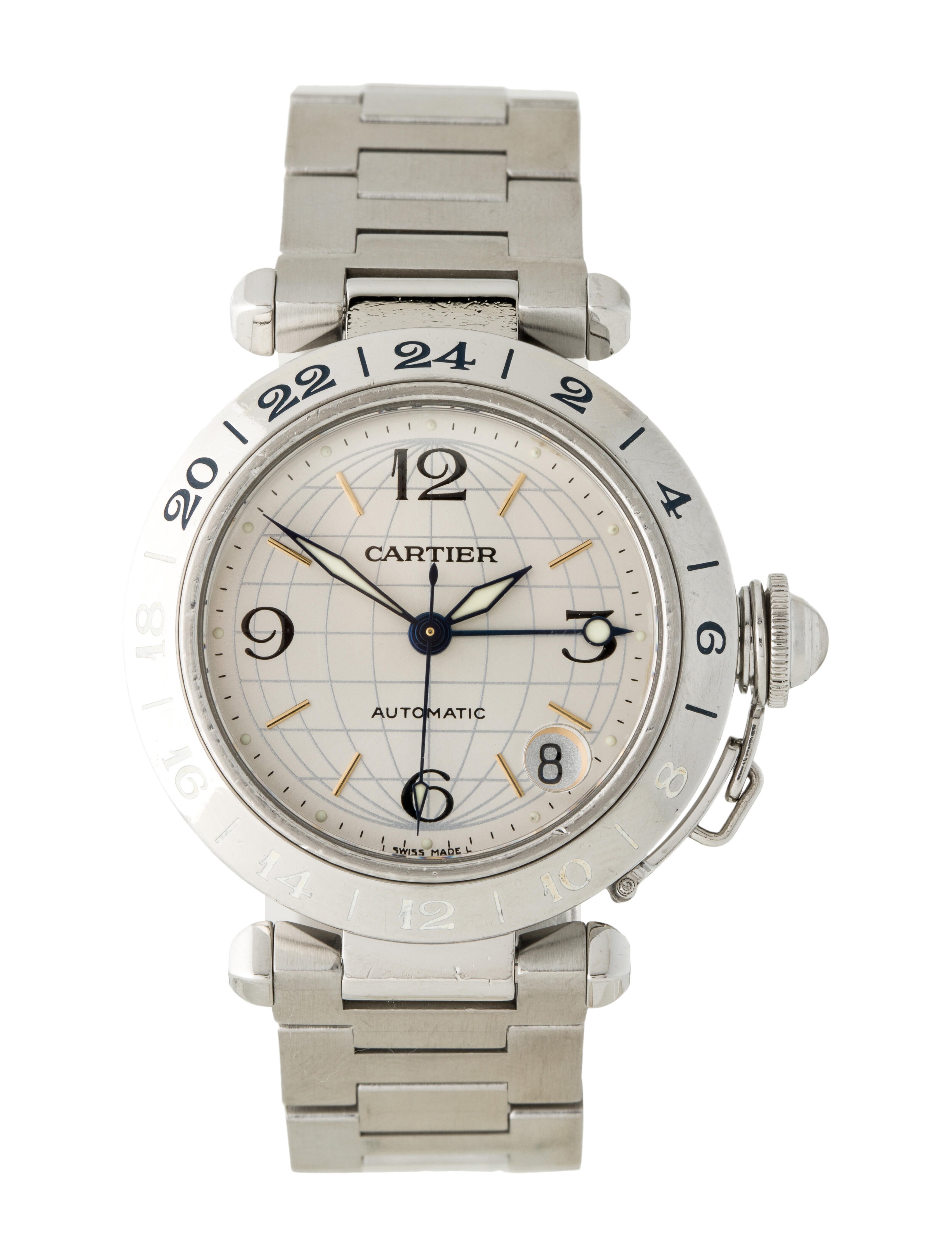 Cartier Pasha Seatimer Watch - Stainless Steel - W31048M7 | The RealReal