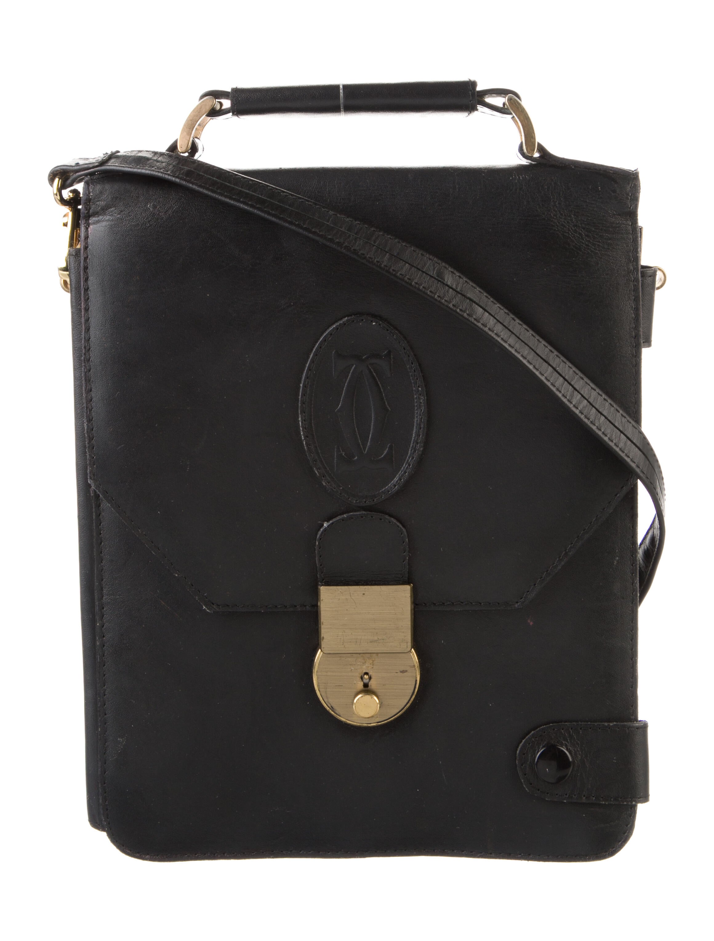 Cartier Panthere de Cartier Bag - Black Shoulder Bags, Handbags ...