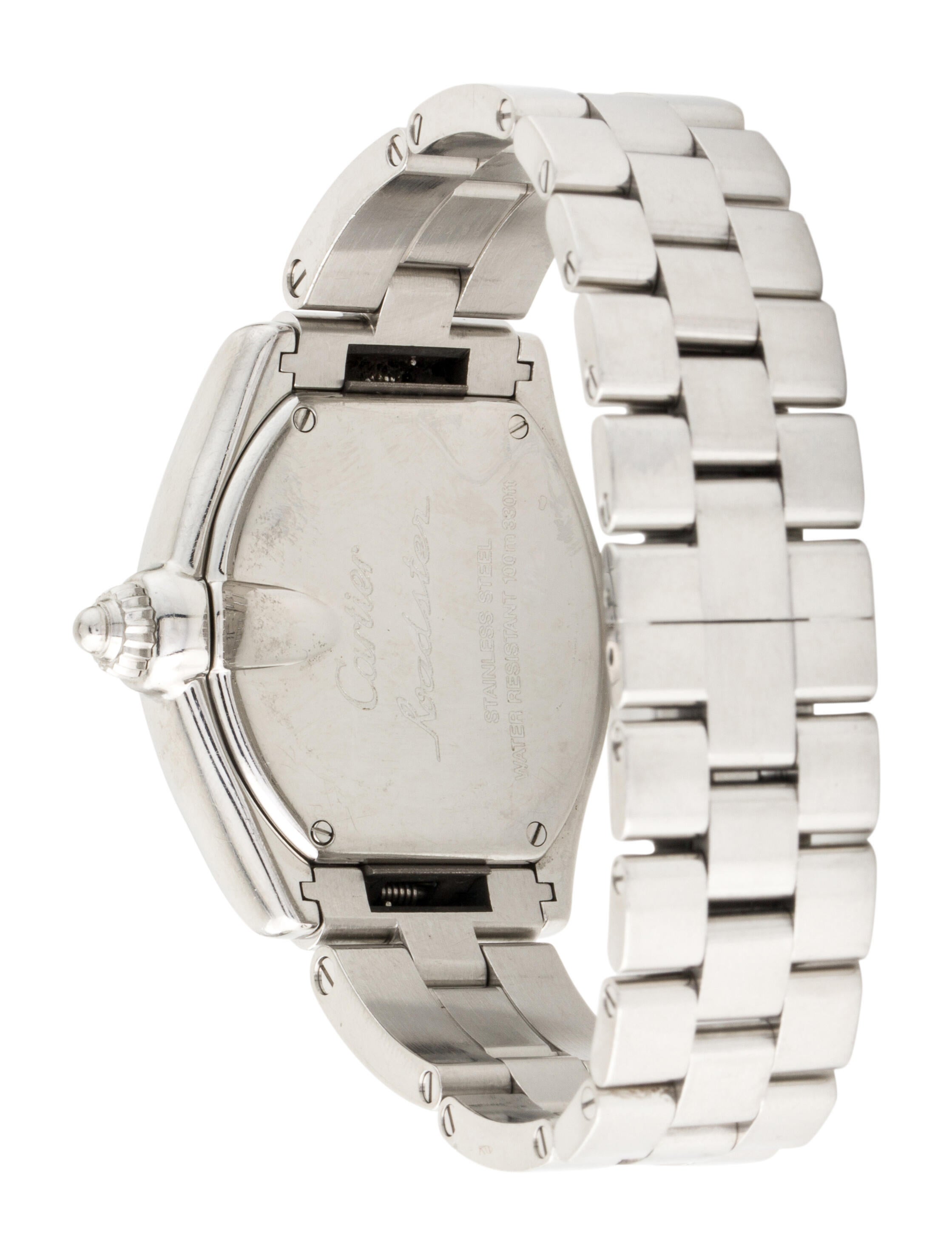 Cartier Roadster Pink Ribbon Edition Watch - W62043V3 | The RealReal