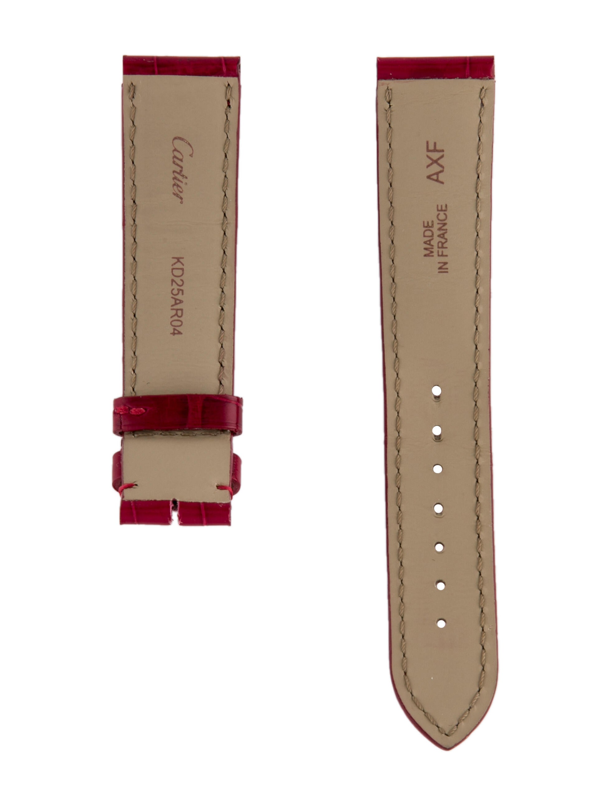 Cartier 18mm Alligator Watch Strap - Brown - CRT95214 | The RealReal