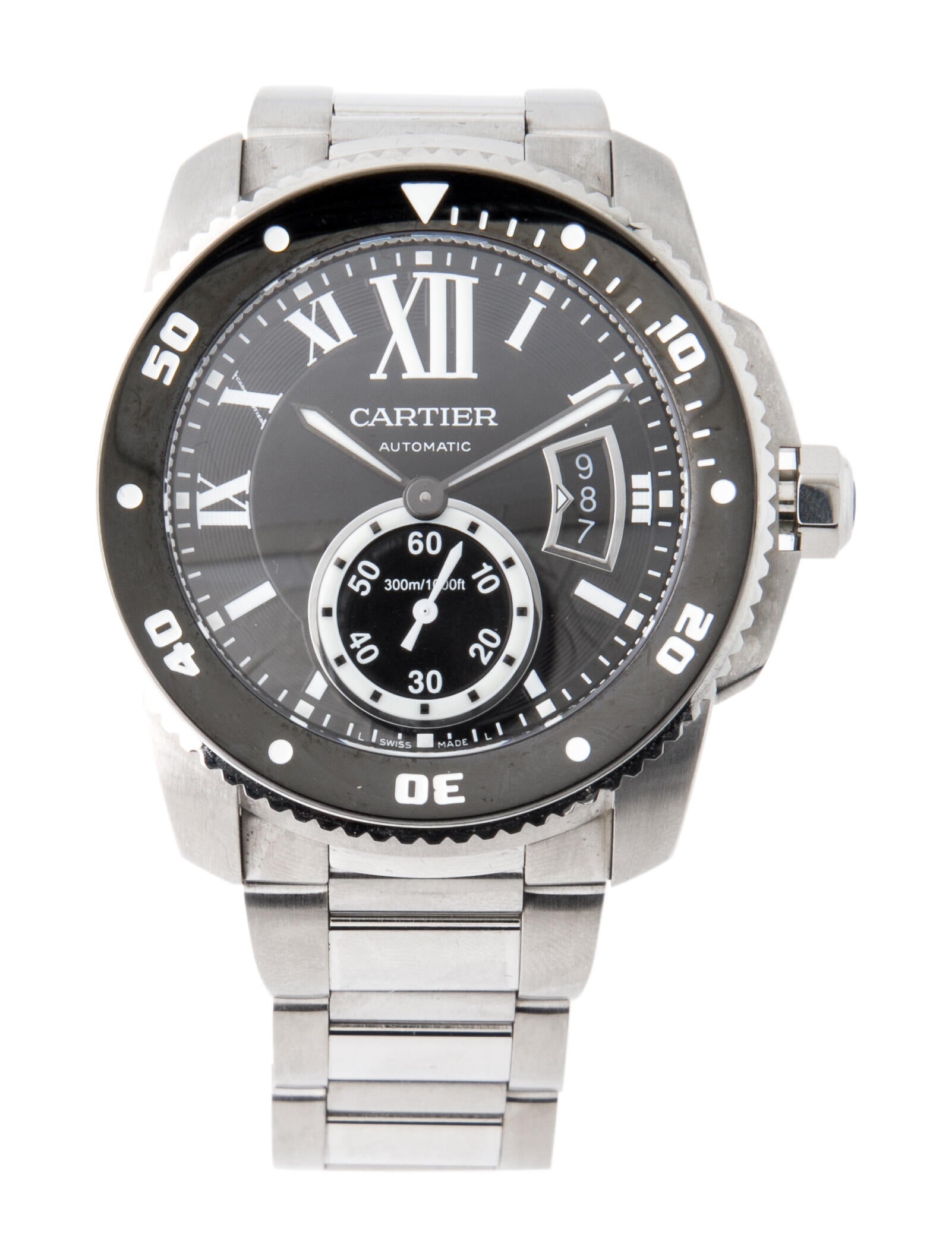 Cartier Calibre de Cartier Diver Watch - 3729 / W7100057 | The RealReal