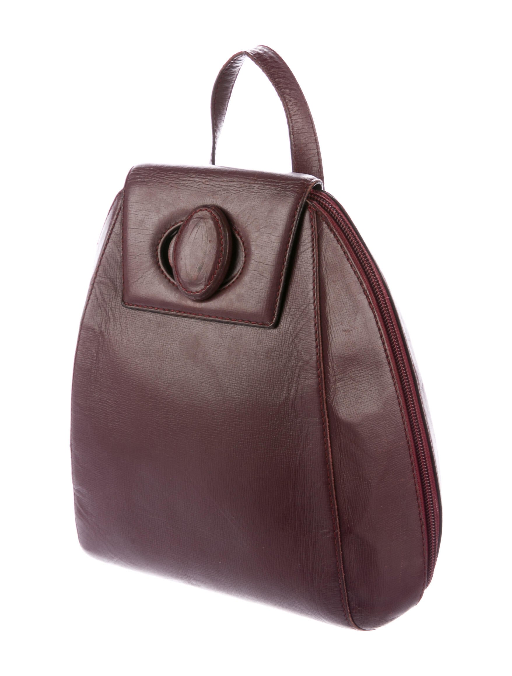 Cartier Leather Mini Backpack - Red Backpacks, Handbags - CRT95371 ...