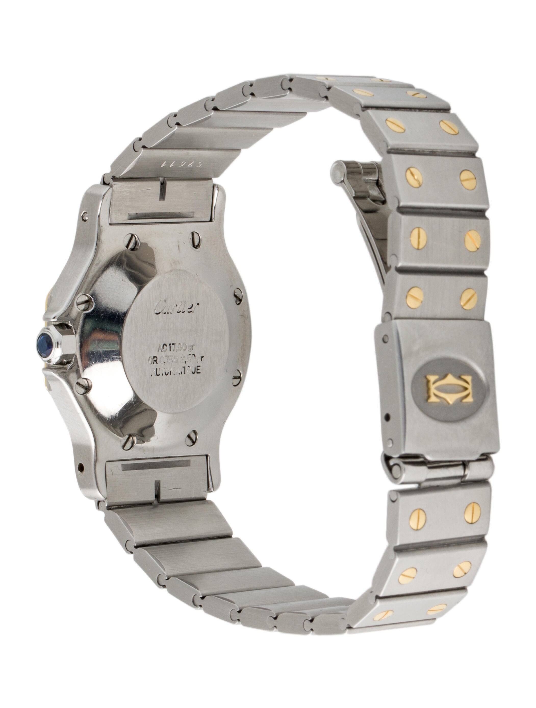 Cartier Santos Octagon Watch - 2966 | The RealReal