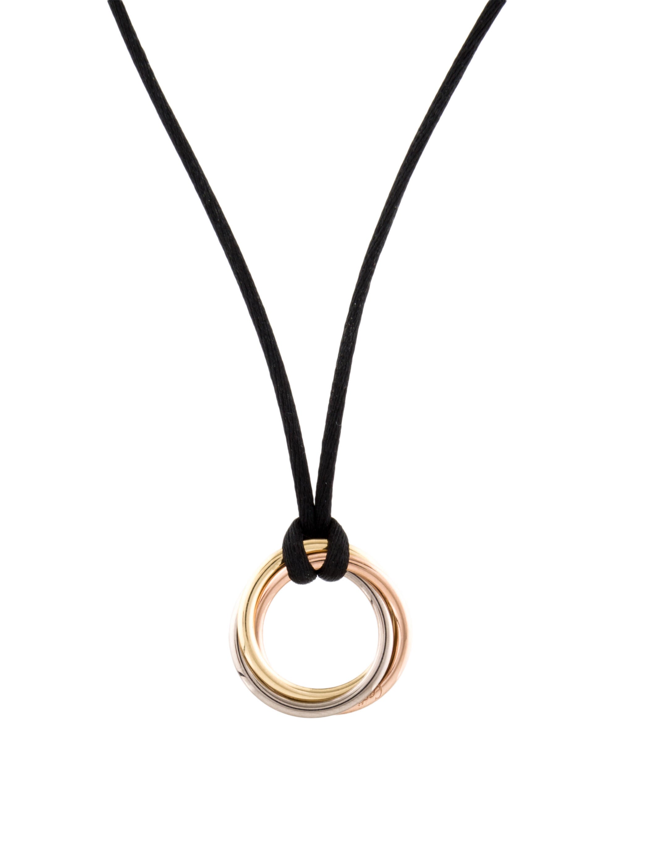 Cartier Trinity Necklace - 18K Yellow Gold Pendant Necklace, Necklaces ...