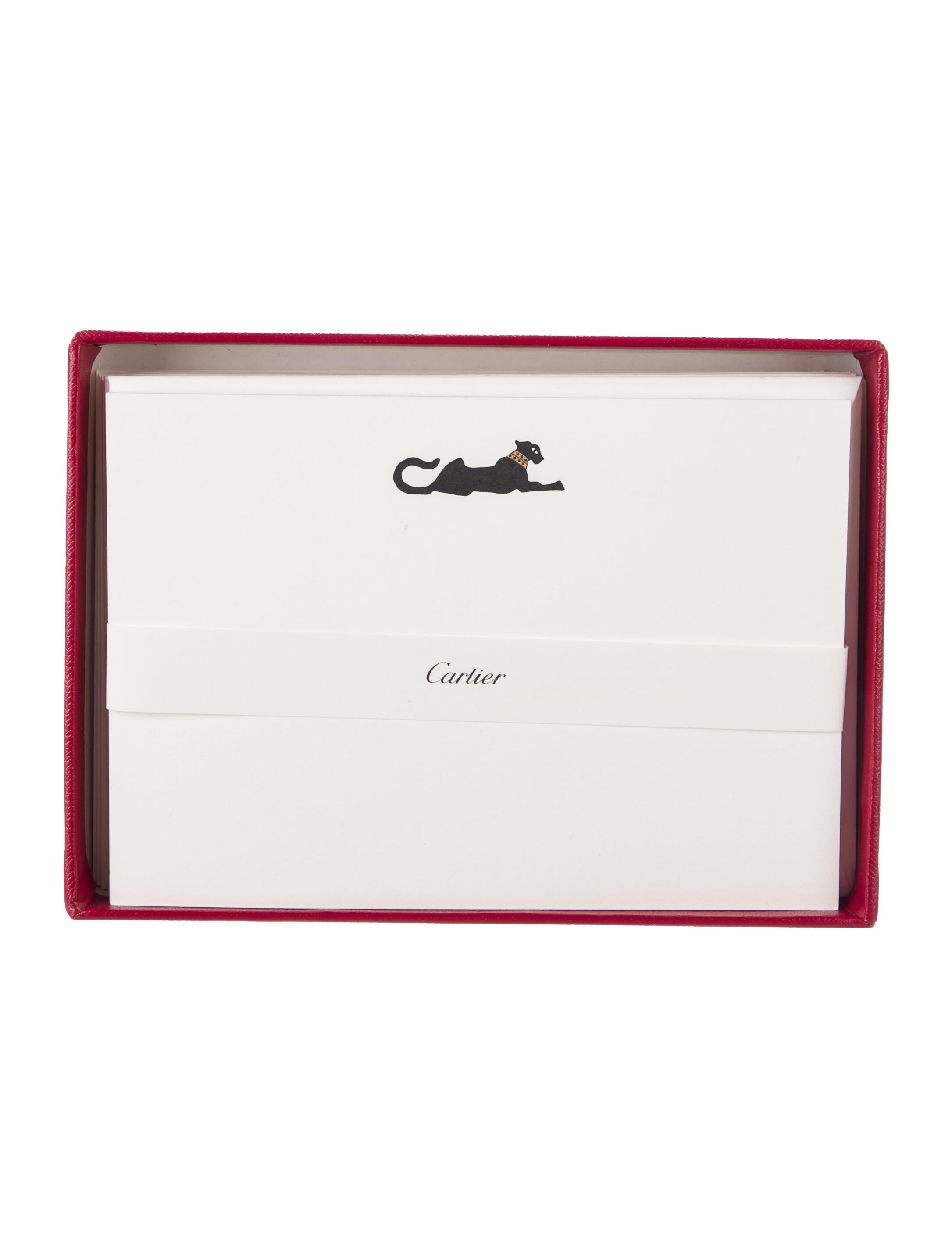 Cartier 9-Piece Panthère de Cartier Stationery Set - White Books ...