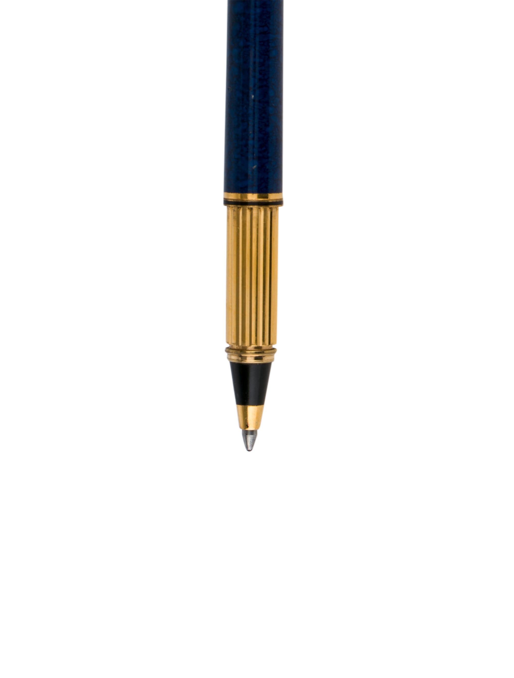 Cartier Must de Cartier Trinity Ballpoint Pen - Blue Books, Stationery ...