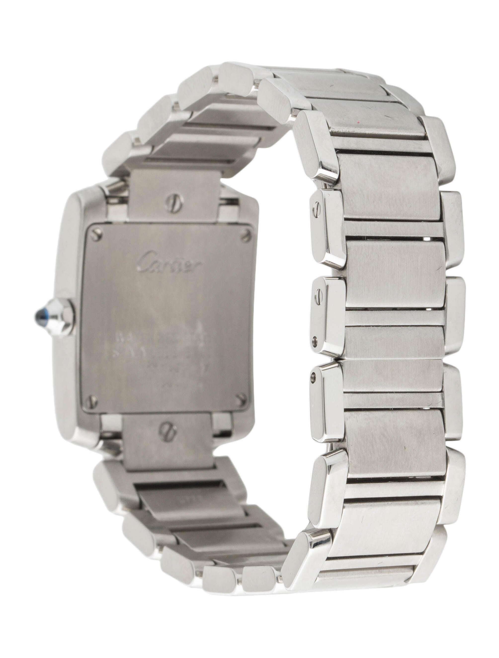 Cartier Tank Française Watch - W51011Q3 | The RealReal