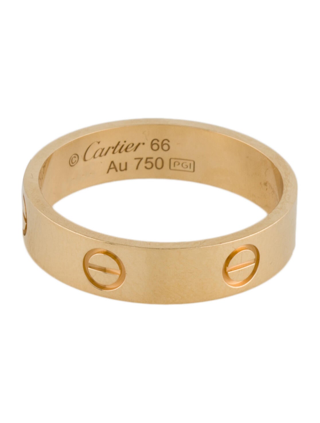 Cartier LOVE Ring - 18K Yellow Gold Band, Rings - CRT99950 | The RealReal