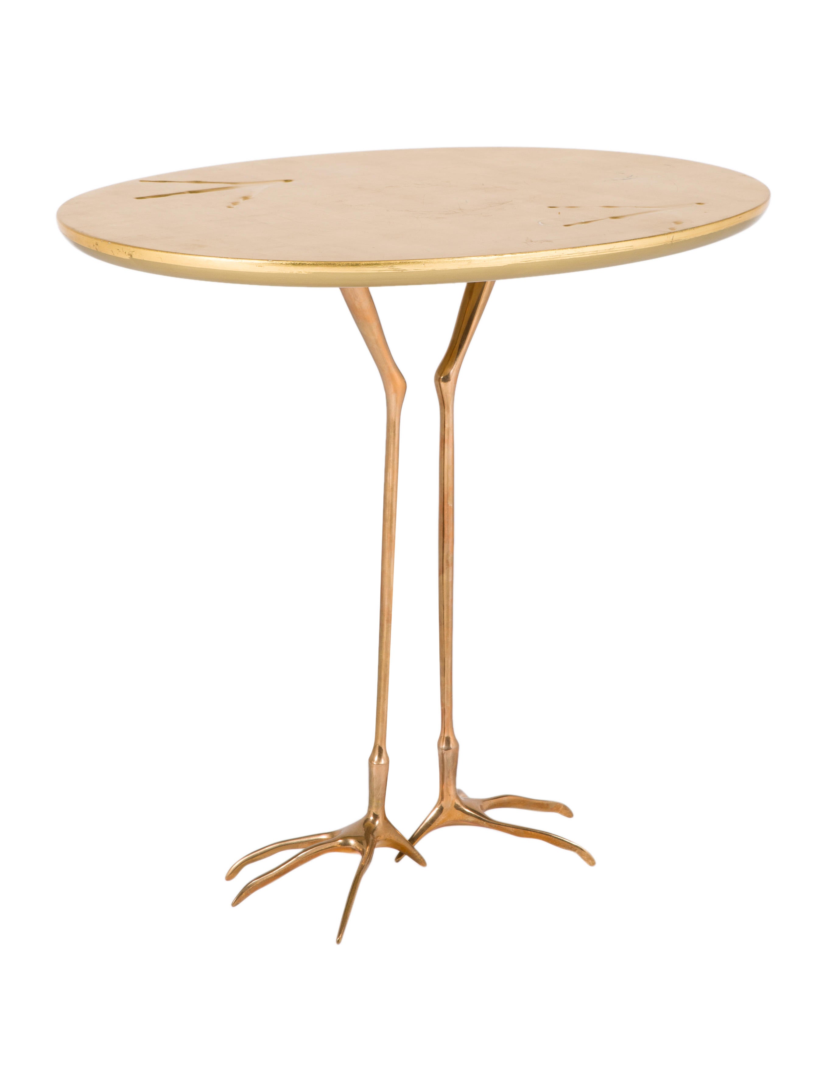 Cassina Meret Oppenheim Traccia Table - Gold Tables, Furniture - CSI20062 | The RealReal