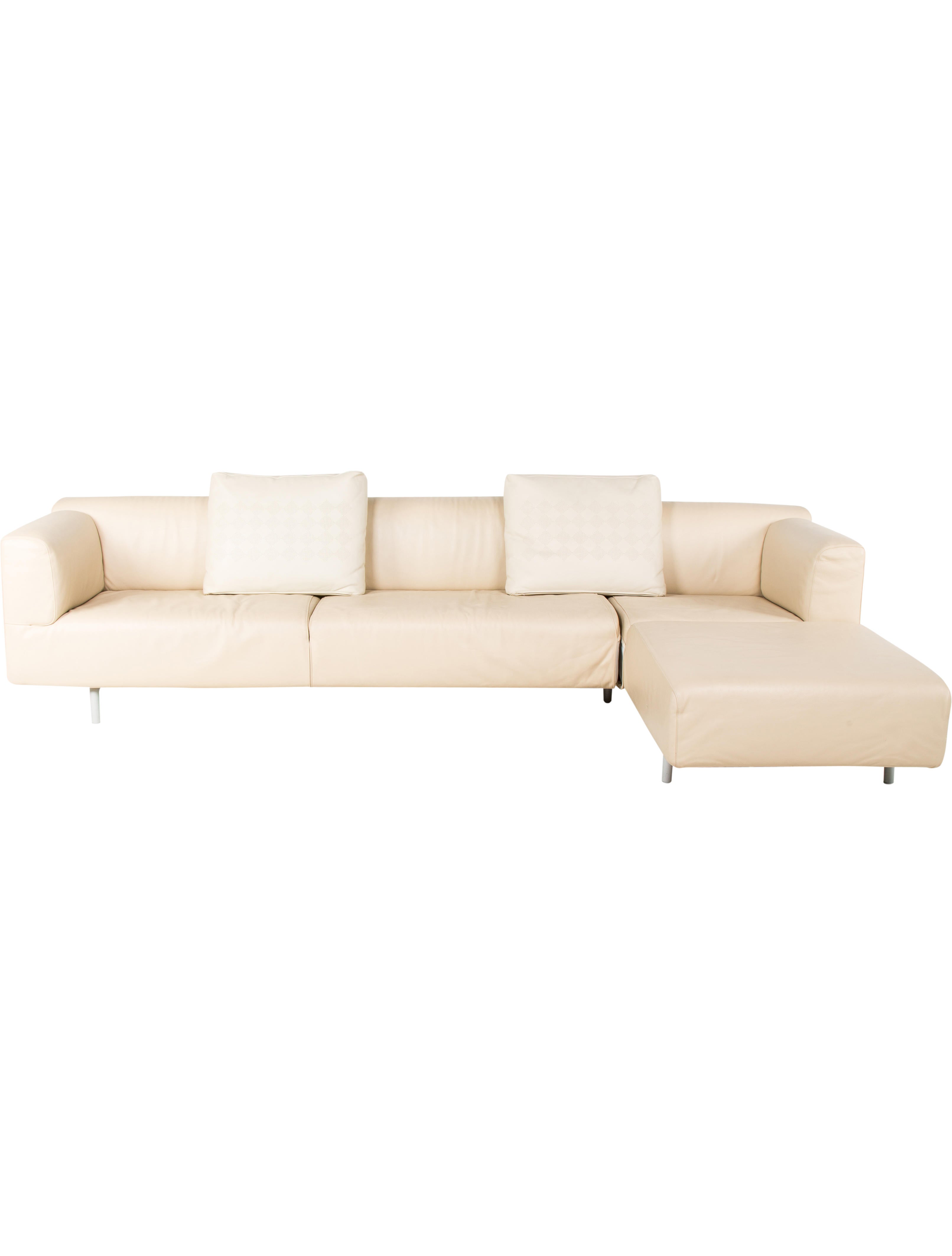 Cassina Leather Met Divano Sectional Sofa - Brown Seating, Furniture ...