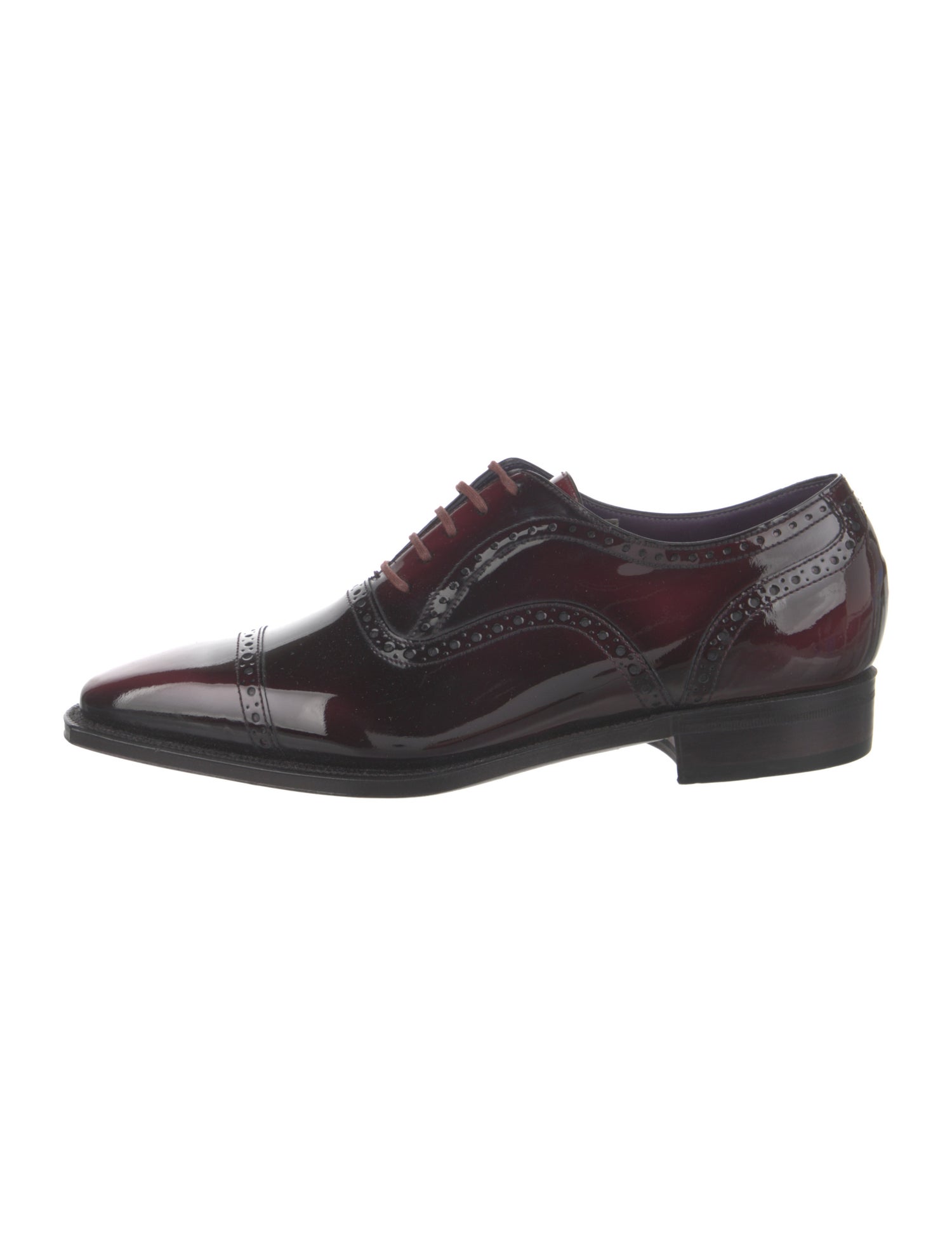 Corthay Patent Leather Brogues w/ Tags - Brown Oxfords, Shoes ...
