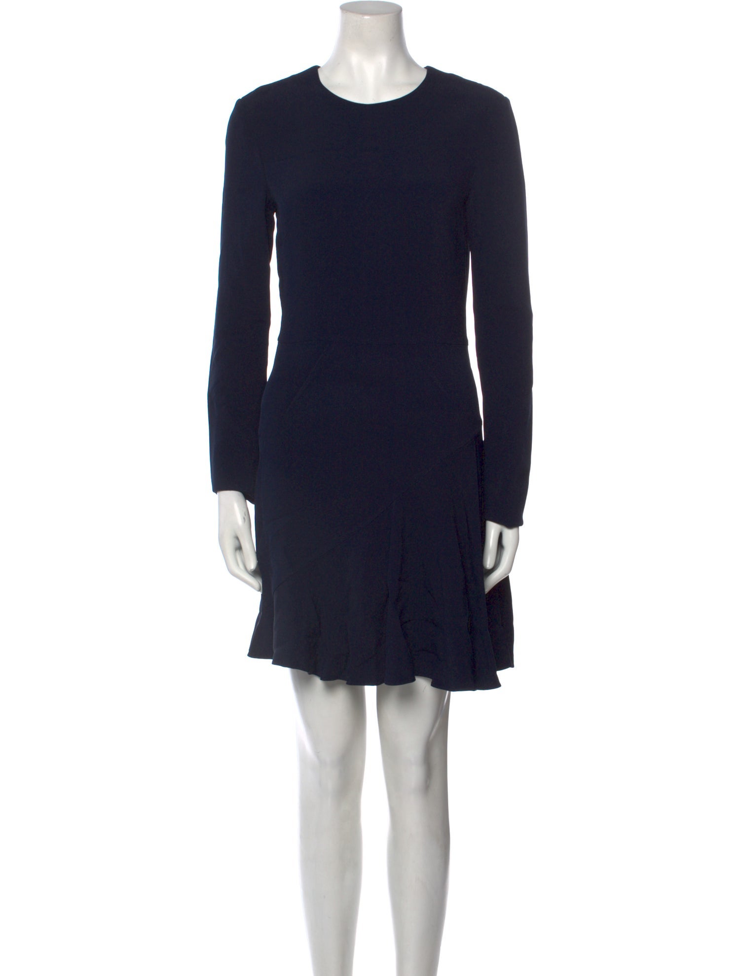 Valentino Virgin Wool Mini Dress - Black Dresses, Clothing - VAL374093 ...