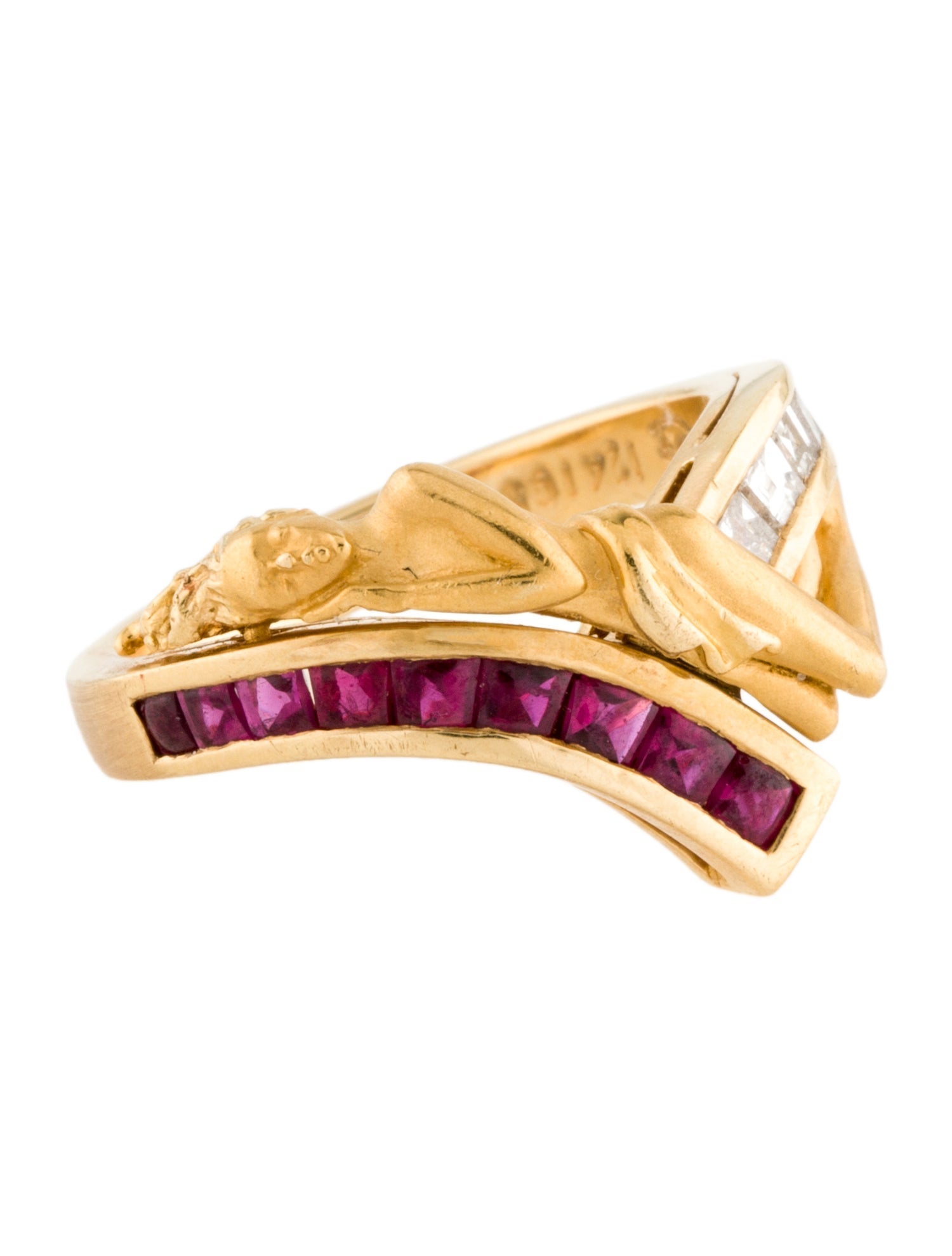 Tiffany & Co. Diamond Bubbles Ring - Silver, 950 Platinum Band, Rings ...