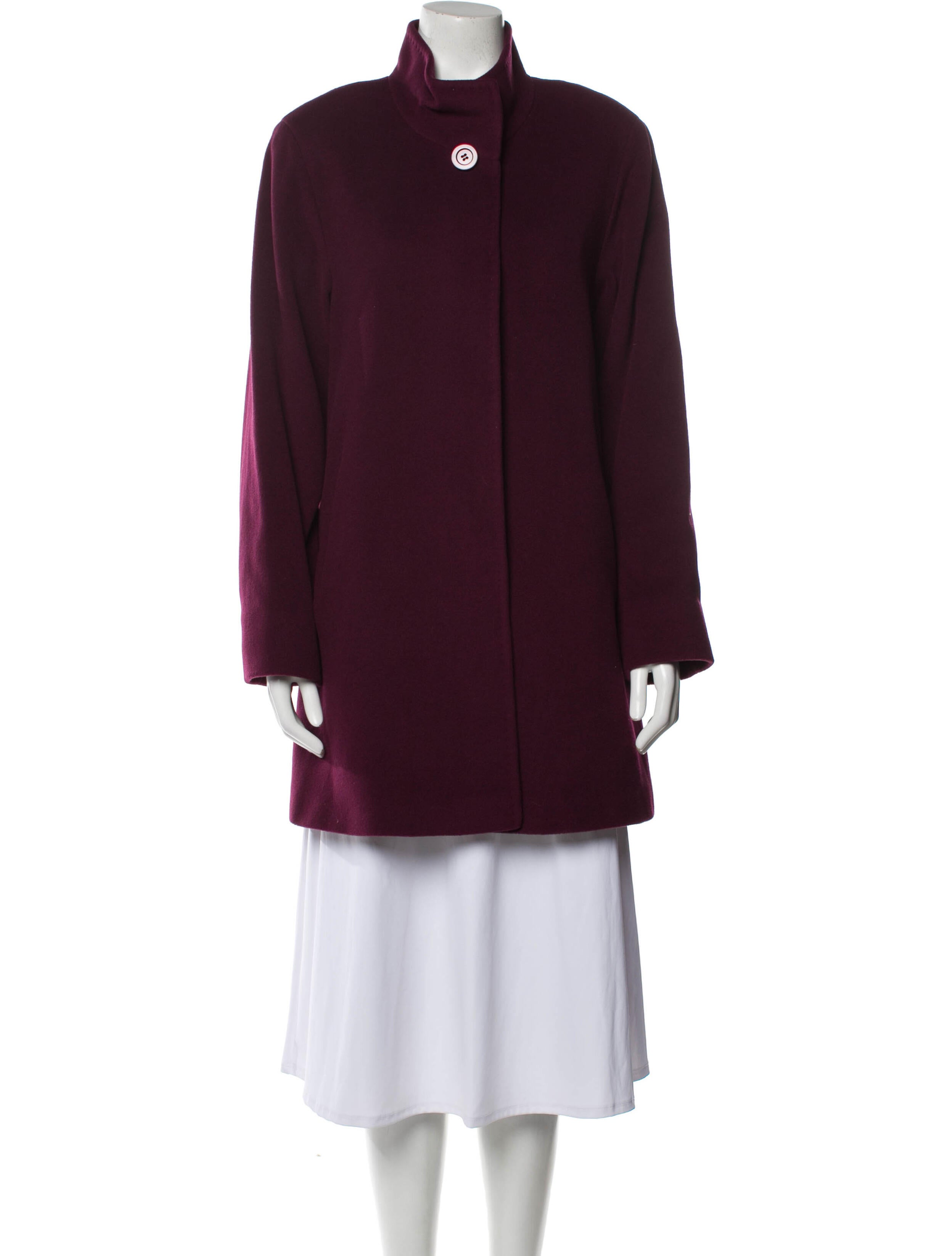 Cinzia Rocca Coat w/ Tags - Burgundy Coats, Clothing - CZR22127 | The ...