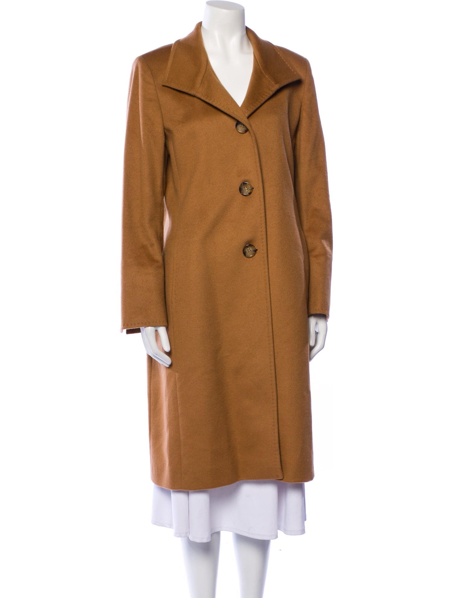 Cinzia Rocca Cashmere Coat - Brown Coats, Clothing - CZR22947 | The ...