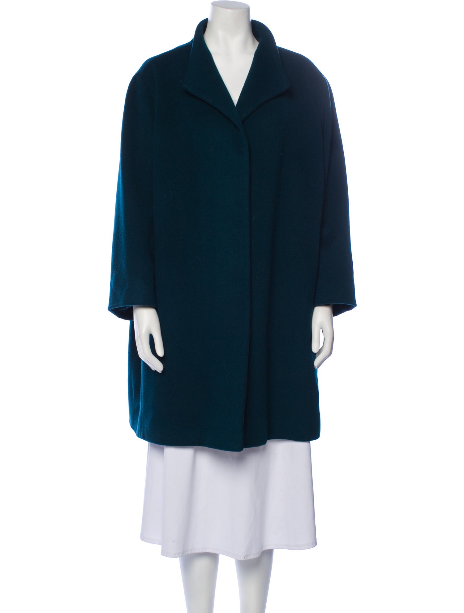 Cinzia Rocca Coat - Blue Coats, Clothing - CZR23427 | The RealReal