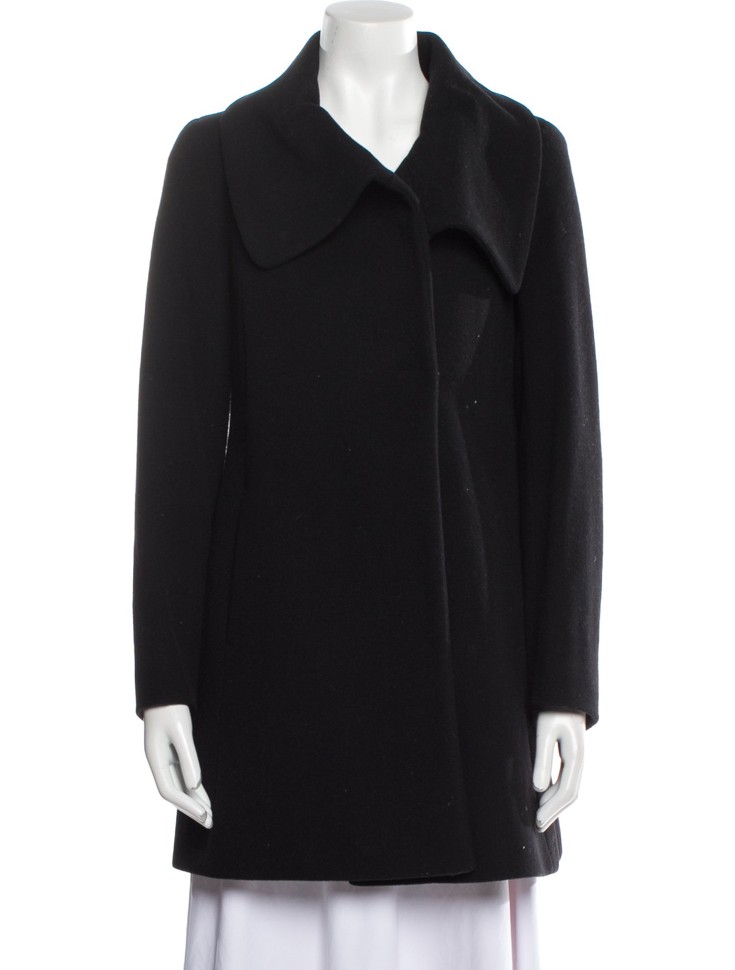 Cinzia Rocca Wool Coat - Black Coats, Clothing - CZR23443 | The RealReal