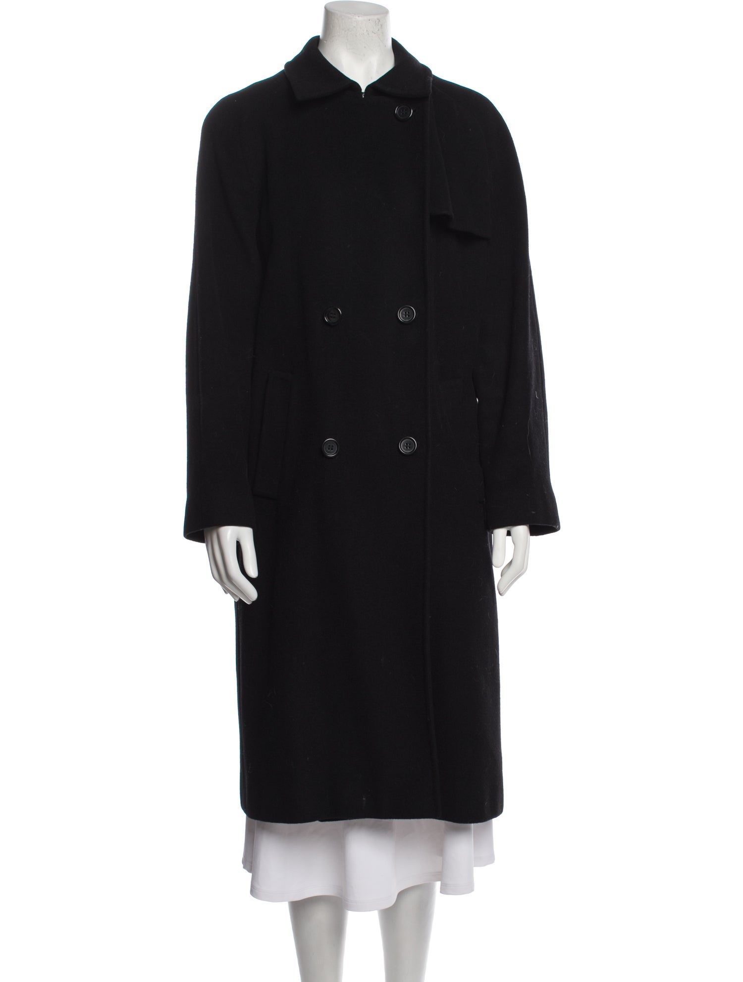 Cinzia Rocca Wool Coat - Black Coats, Clothing - CZR23446 | The RealReal