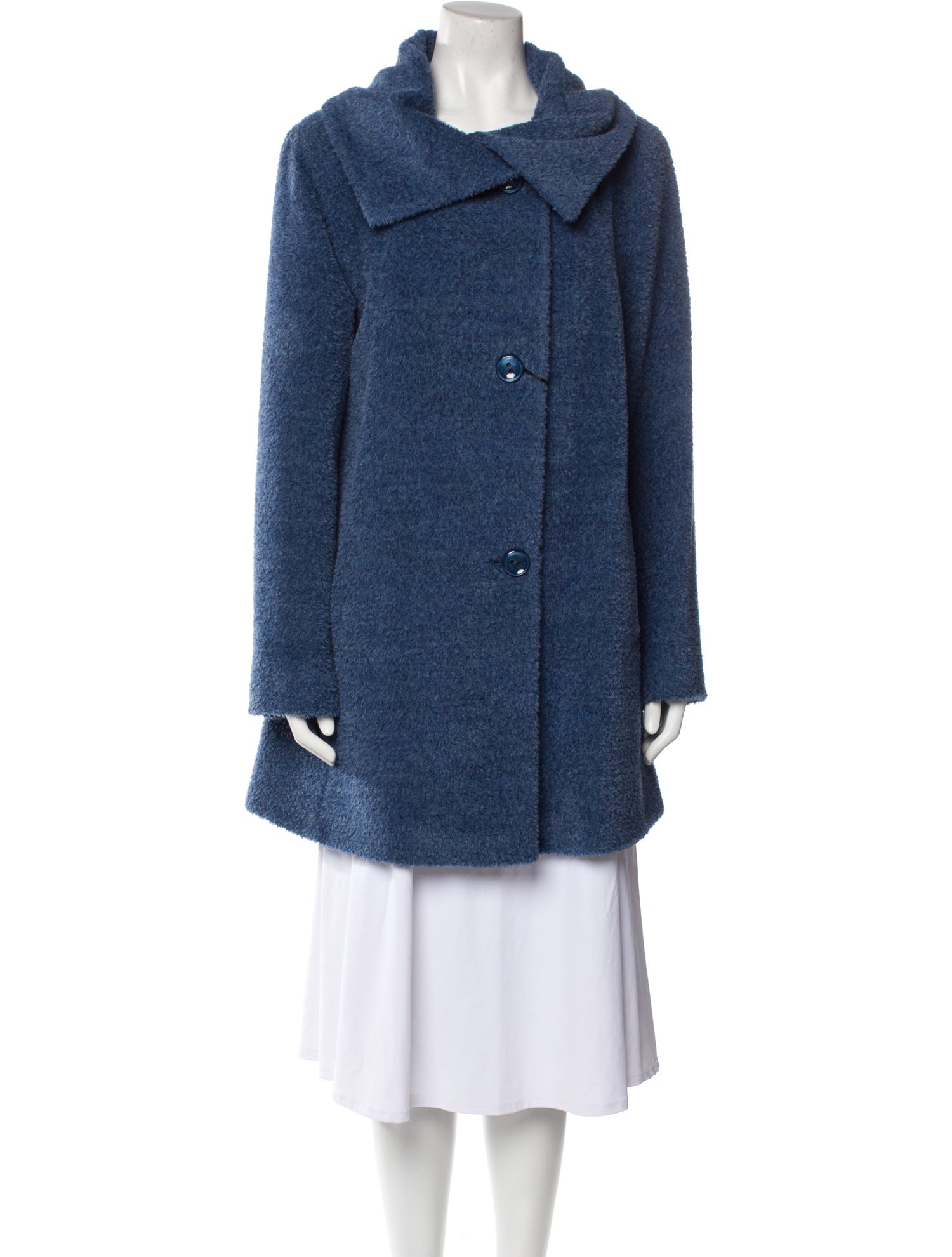 Cinzia Rocca Fur Coat - Blue Coats, Clothing - CZR23700 | The RealReal