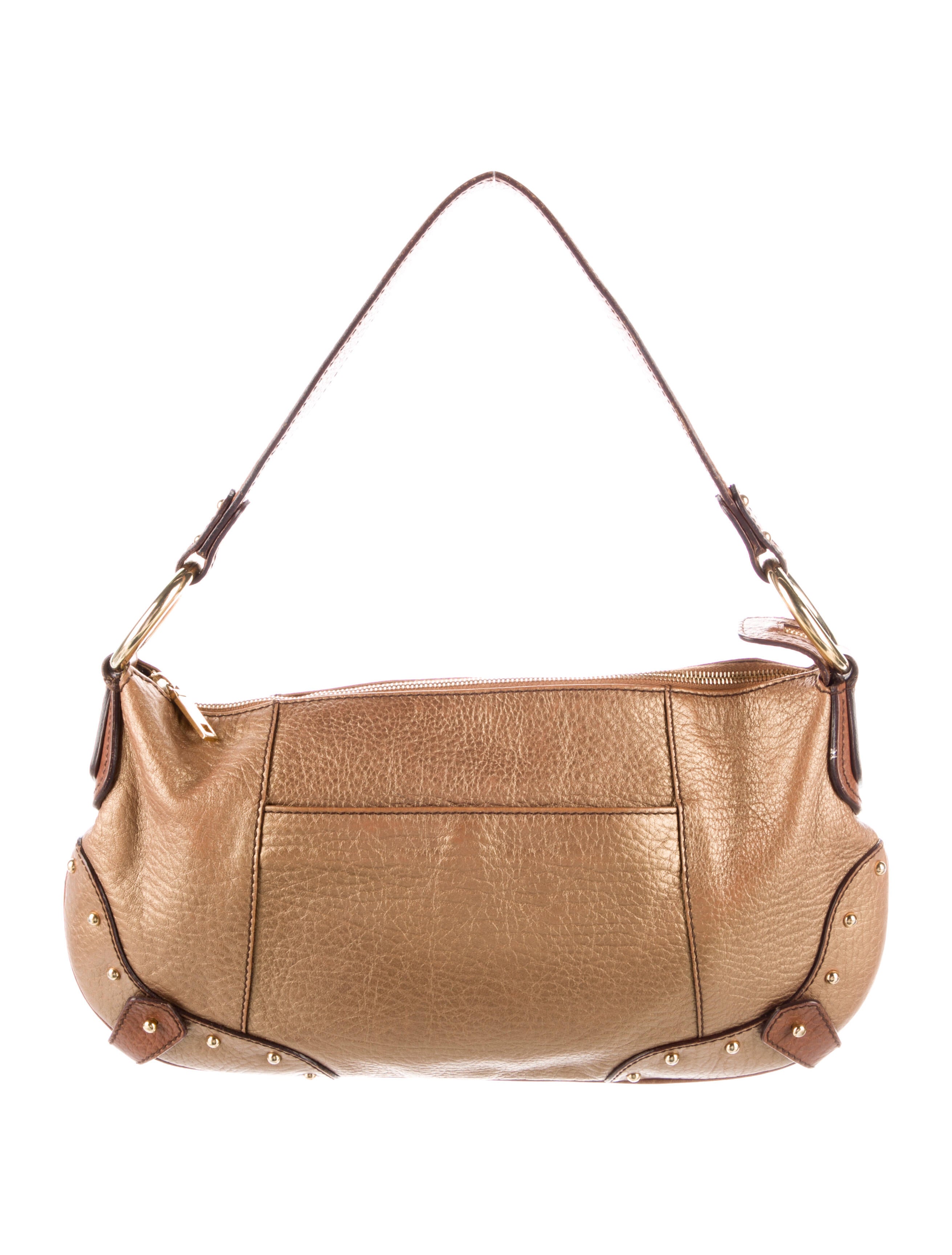 Stuart Weitzman Print Ponyhair Shoulder Bag - Brown Hobos, Handbags ...