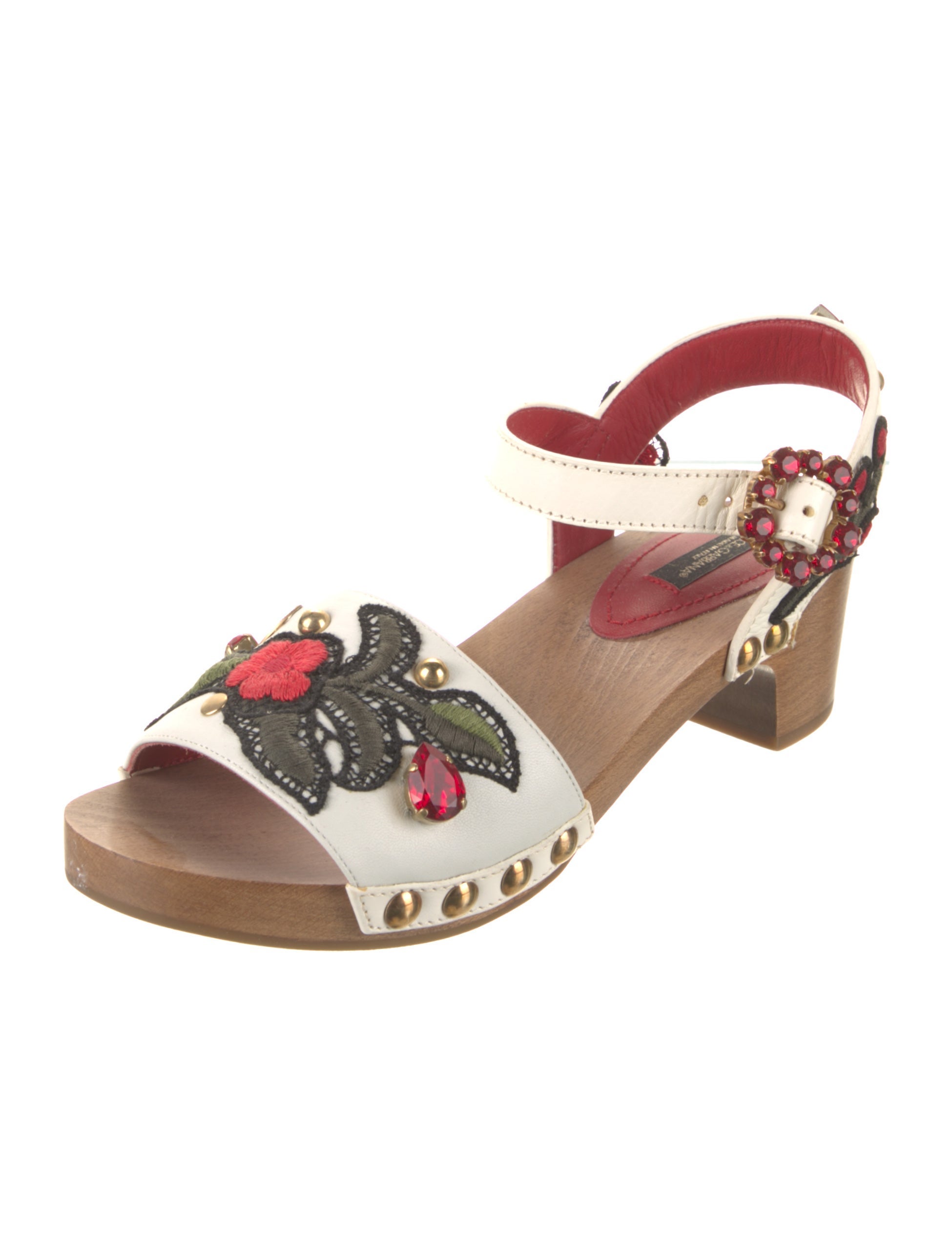 Dolce & Gabbana 2015 Portofino Print Platform Wedge Sandals - Blue ...