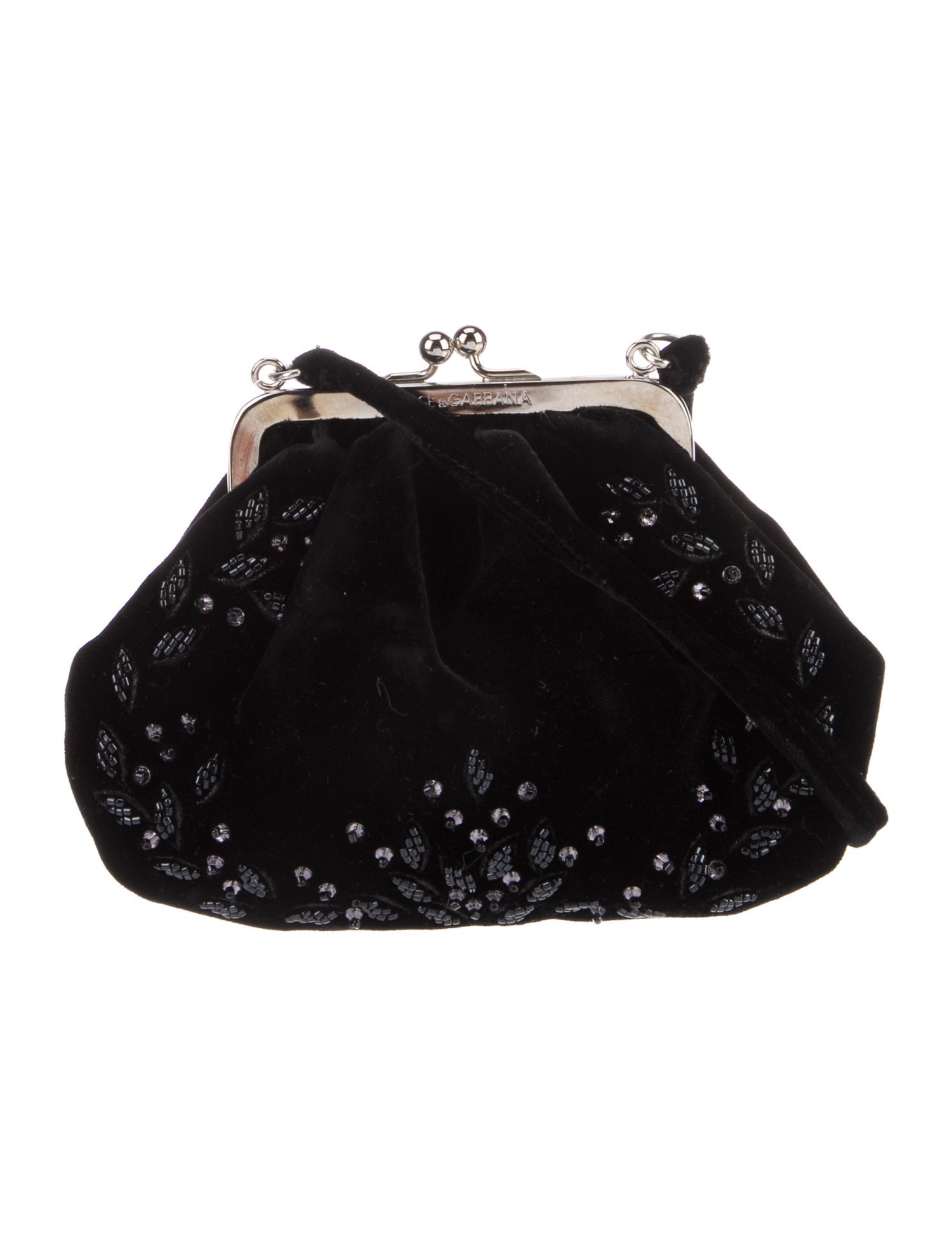 Dolce & Gabbana Velvet Mini Bag - Black Mini Bags, Handbags - DAG433992 ...