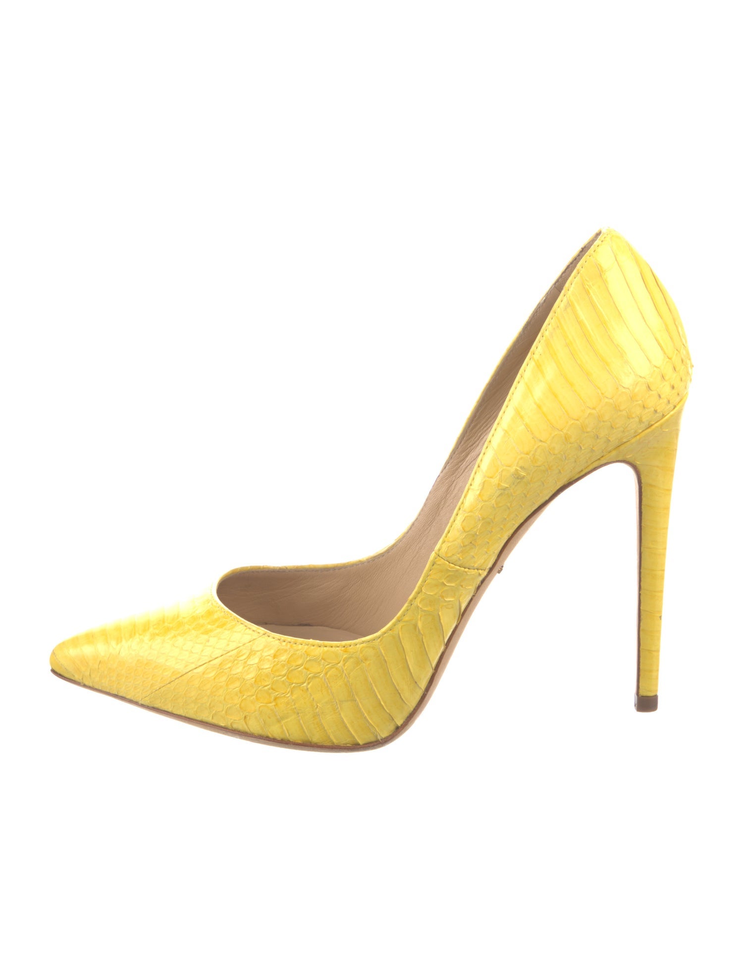 Dolce & Gabbana Snakeskin Pumps - Yellow Pumps, Shoes - DAG434650 | The ...