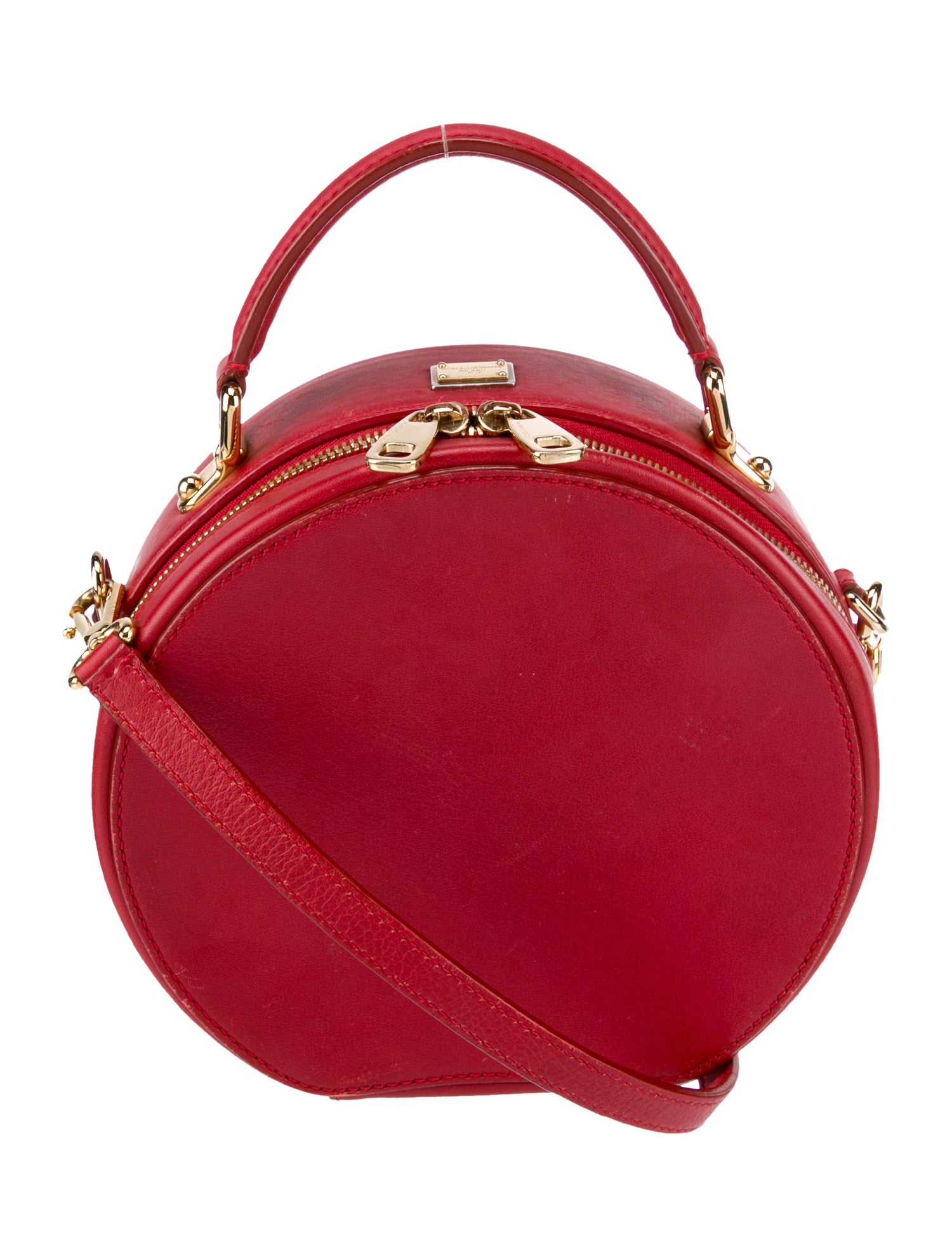 Dolce & Gabbana Leather Box Bag - Red Handle Bags, Handbags - DAG452885 ...