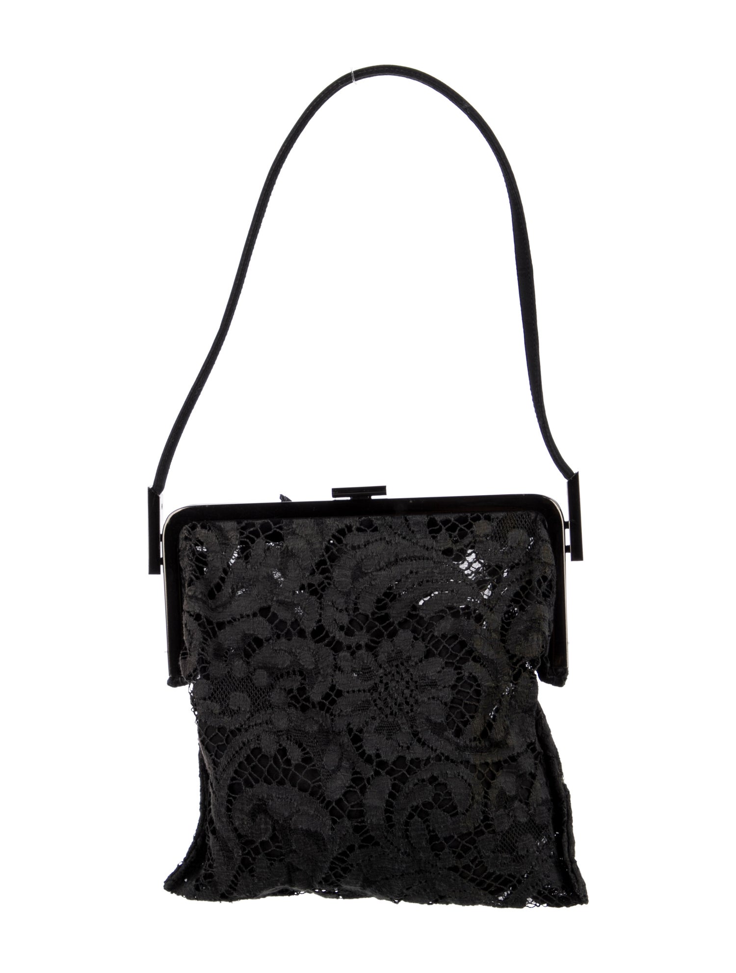 Dolce & Gabbana Vintage Lace Evening Bag - Black Evening Bags, Handbags ...