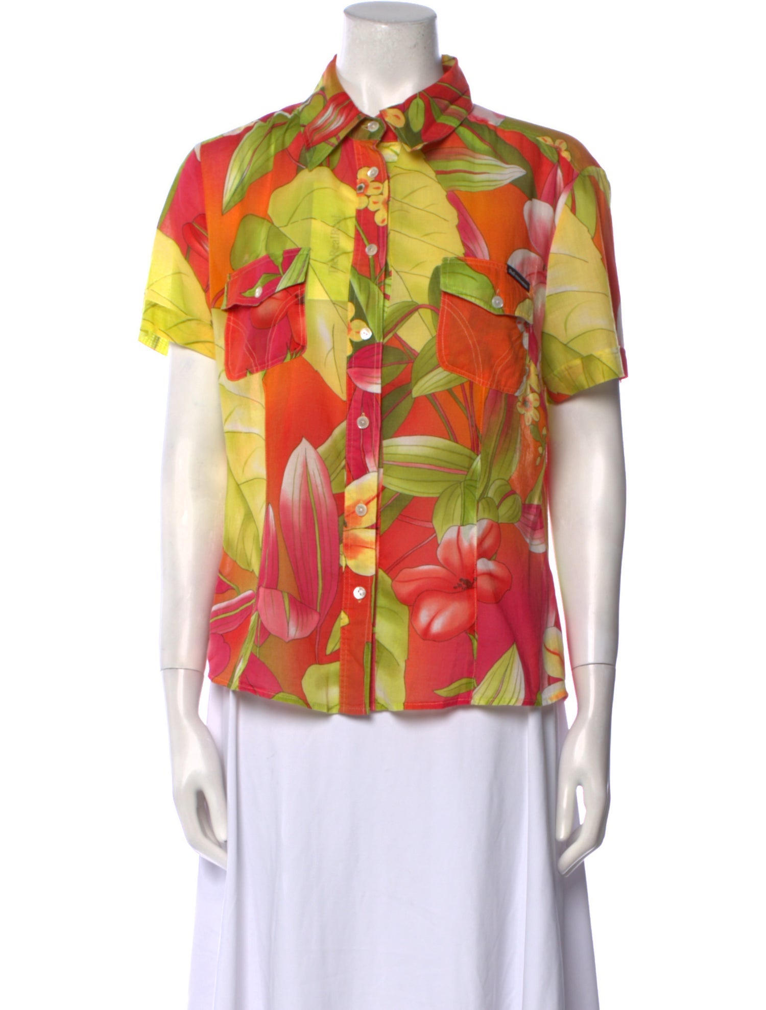 D&G Vintage 2000's Button-Up Top - Red Tops, Clothing - DAG462036 | The ...