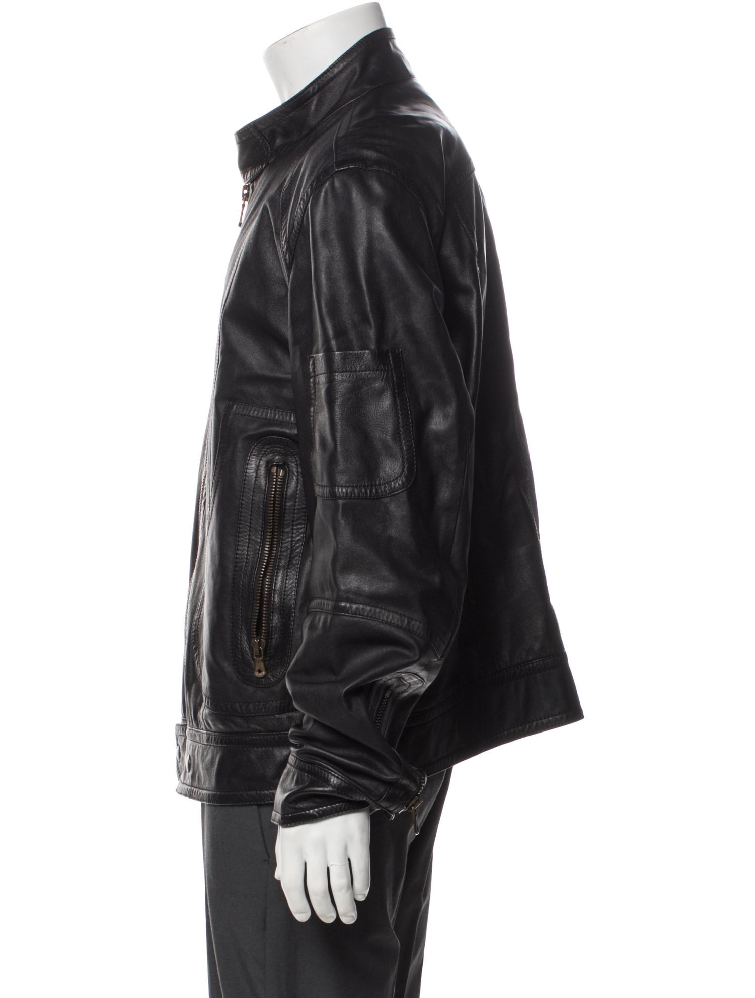 Preview Milano Leather Moto Jacket - Brown Outerwear, Clothing ...