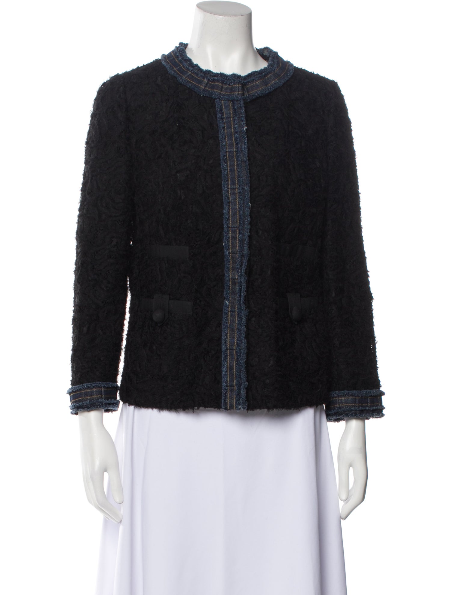 Dolce & Gabbana Lace Evening Jacket - Black Jackets, Clothing ...