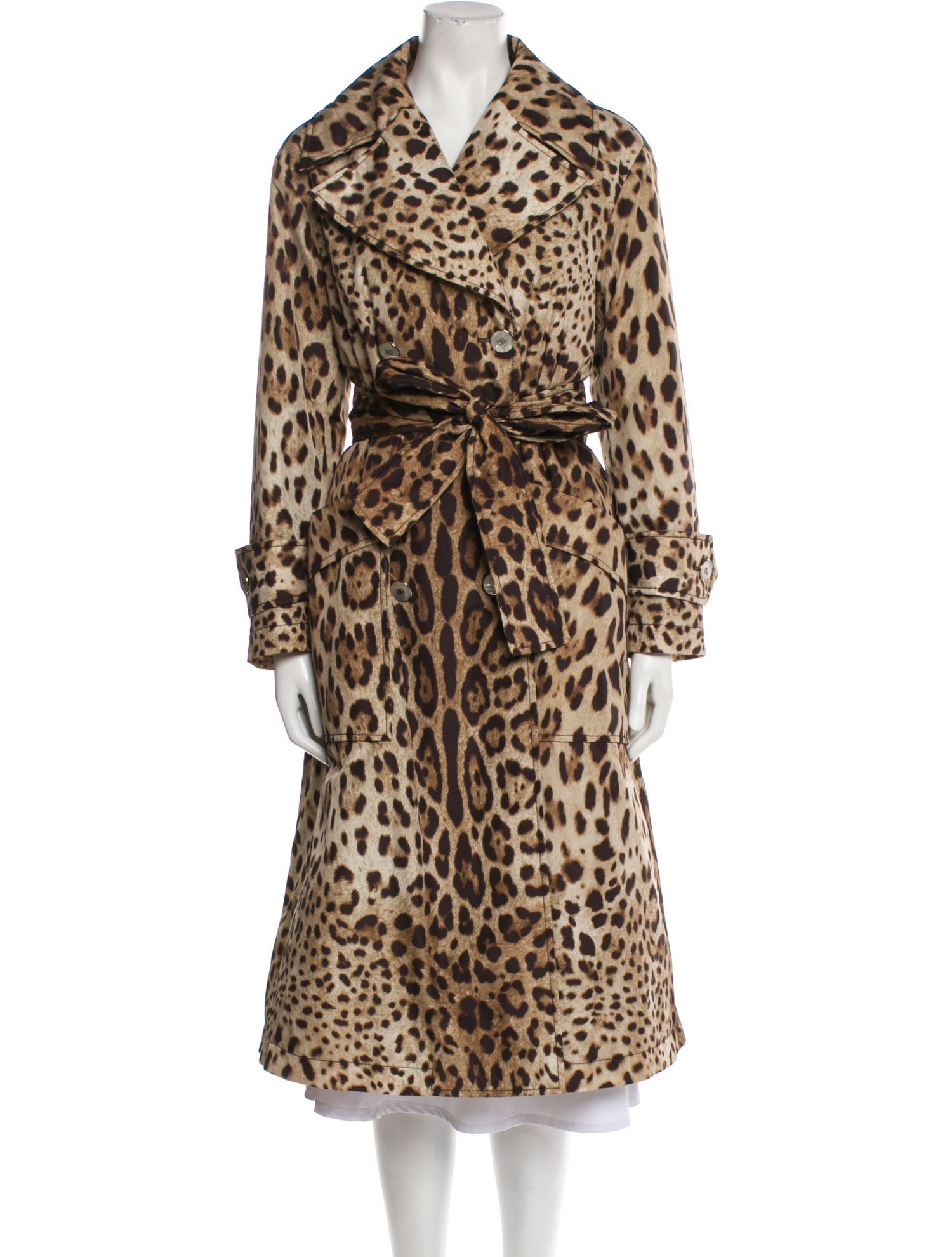 Dolce & Gabbana Animal Print Faux Fur Coat - Neutrals Coats, Clothing - DAG499354 | The RealReal