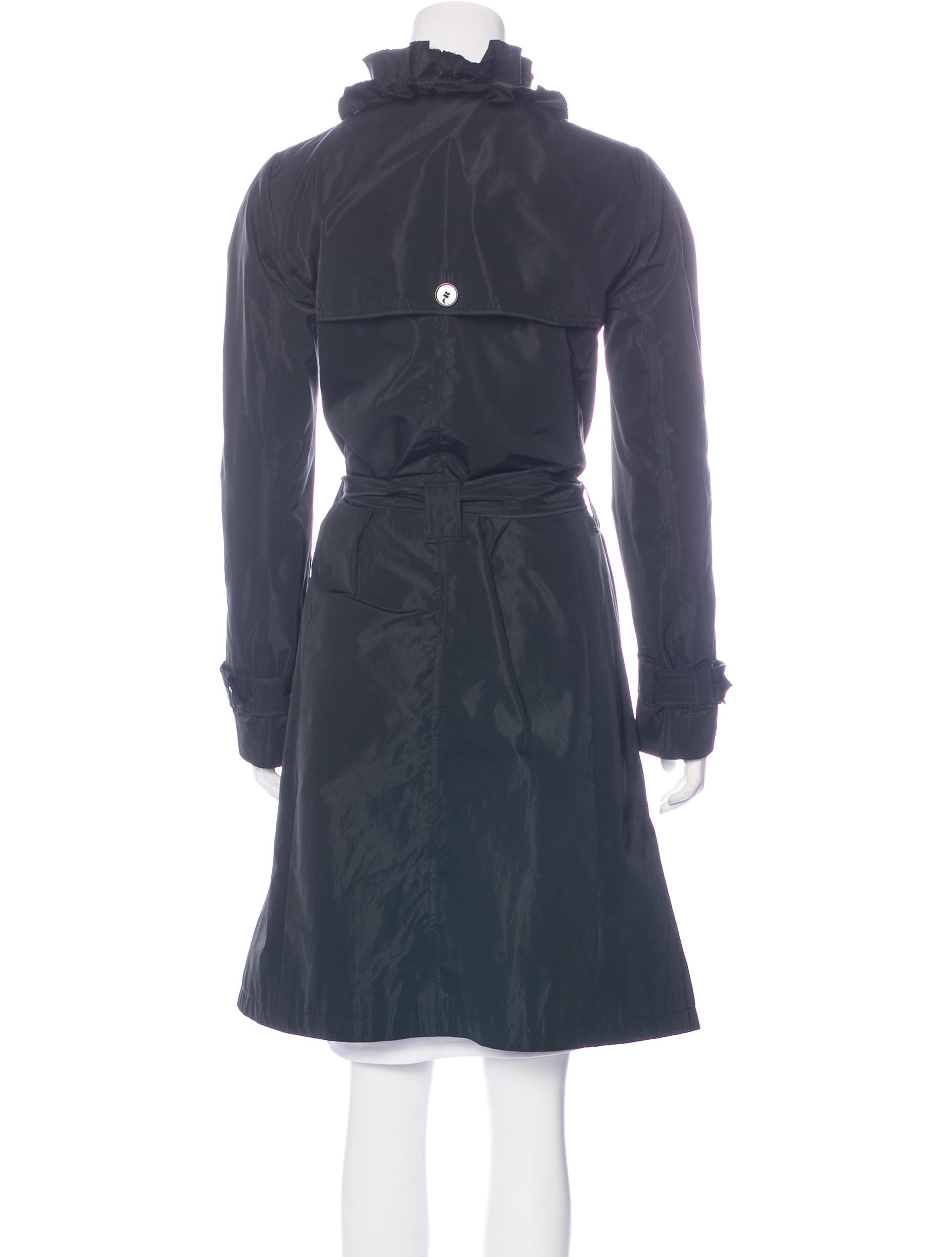 Dolce & Gabbana Ruffled Trench Coat - Clothing - DAG71305 | The RealReal