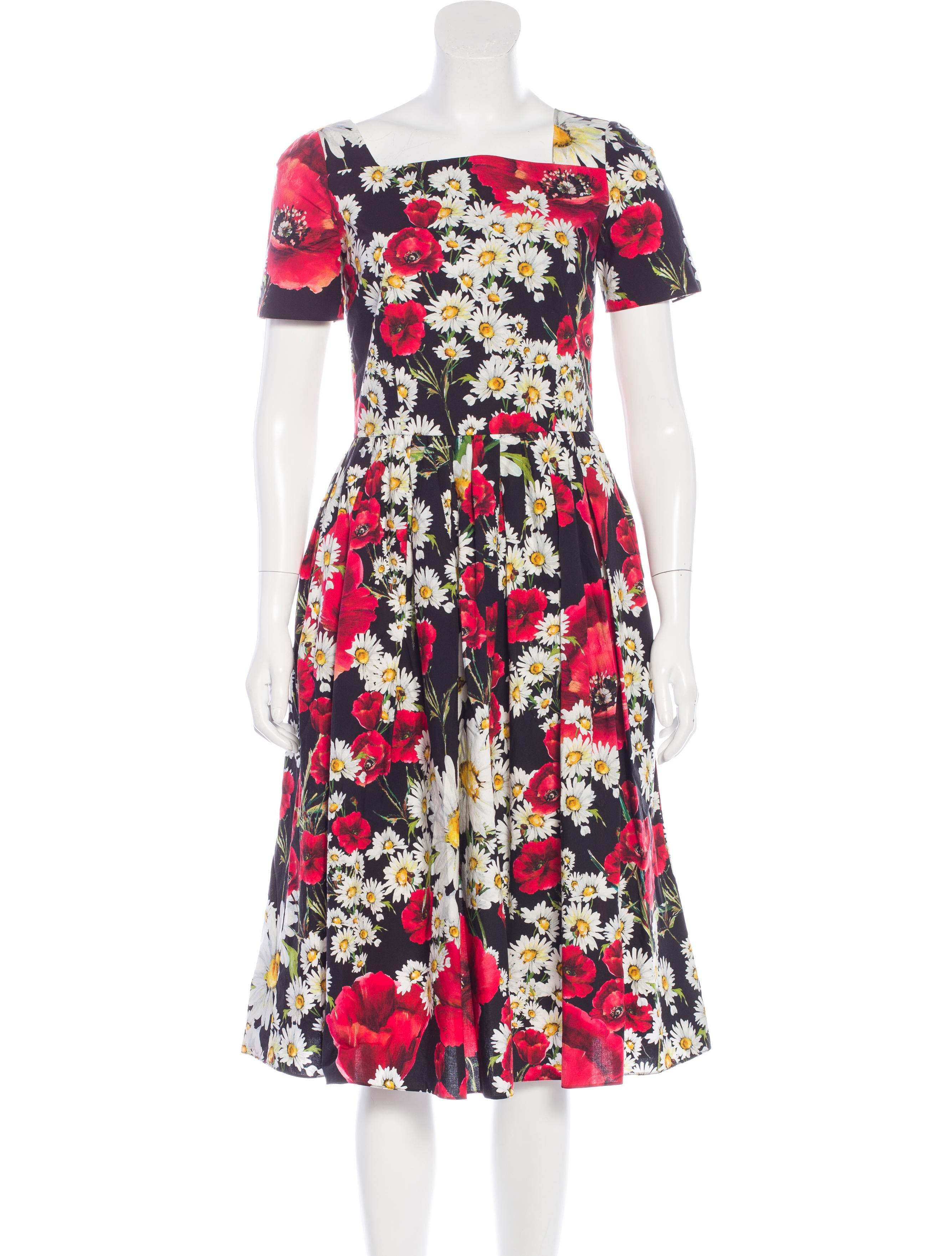 Dolce & Gabbana 2016 Poppy & Daisy Print Dress - Clothing - DAG75249 ...