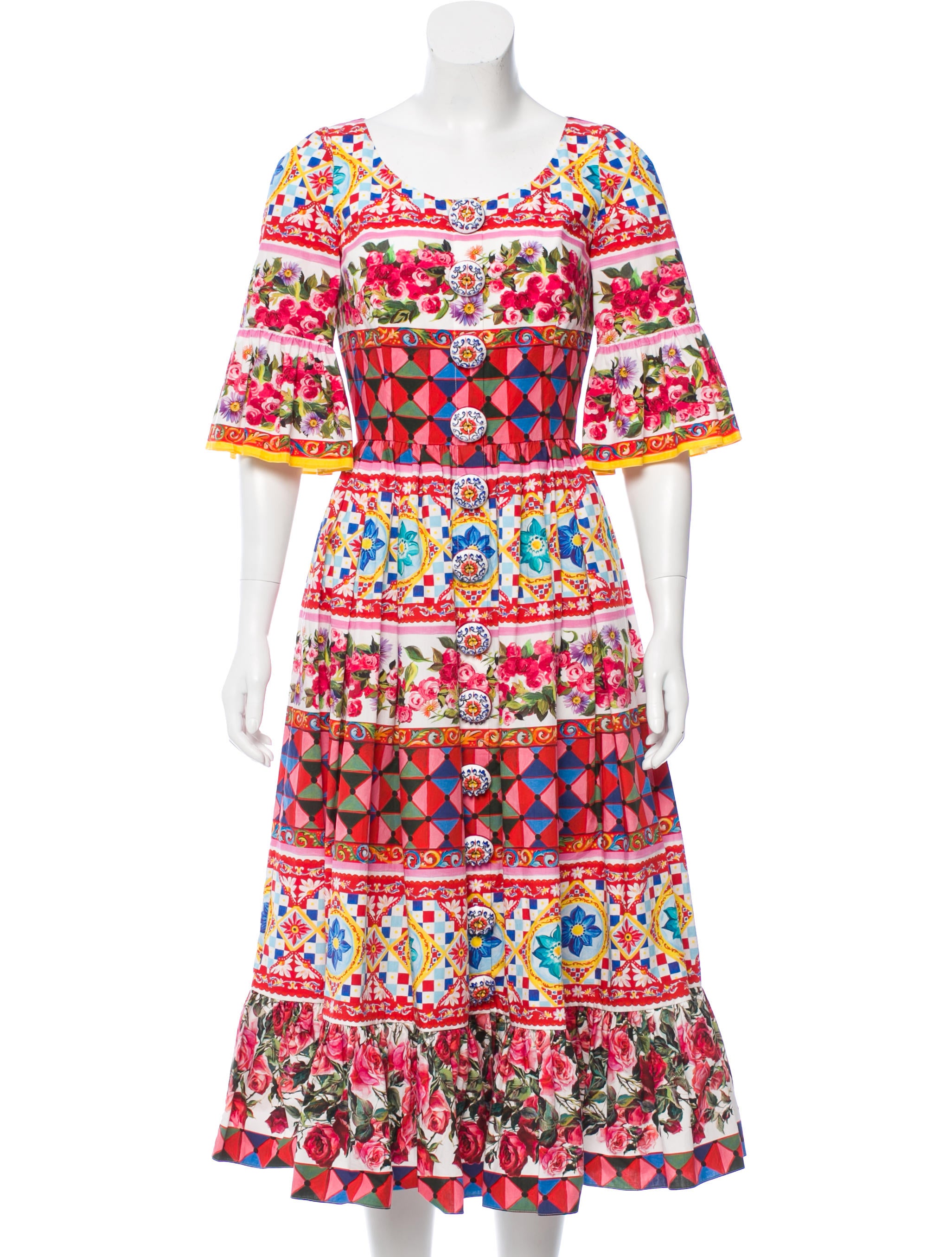 Dolce & Gabbana 2017 Mambo Print Dress - Clothing - DAG76016 | The RealReal