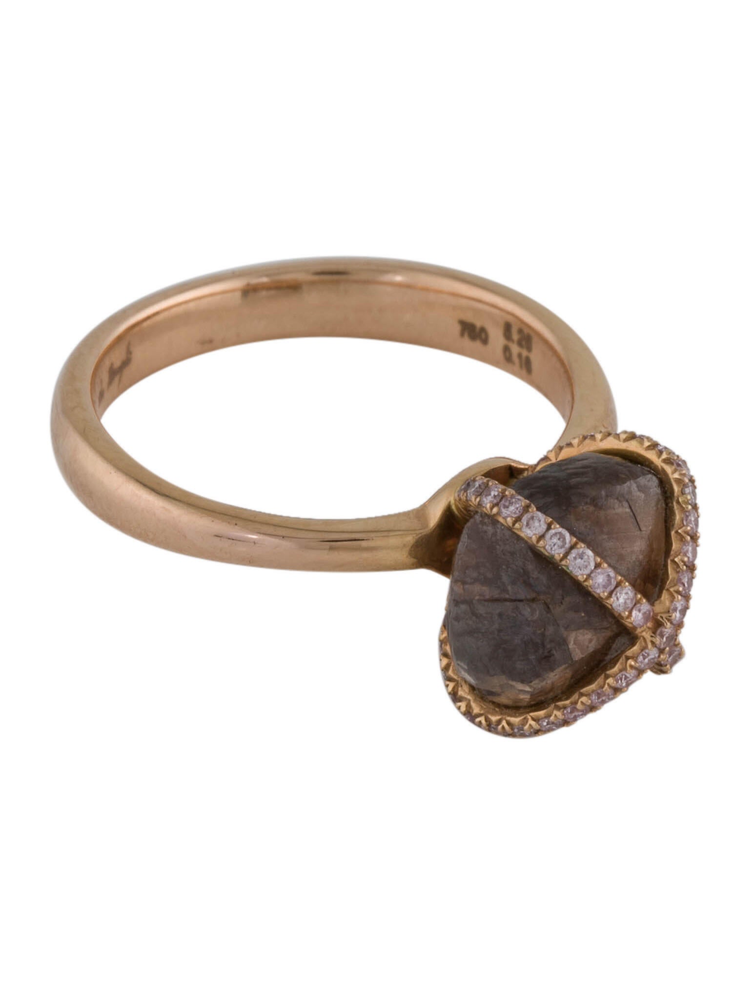 Diamond in the Rough 18K Diamond & Rough Diamond Cocktail Ring - 18K ...