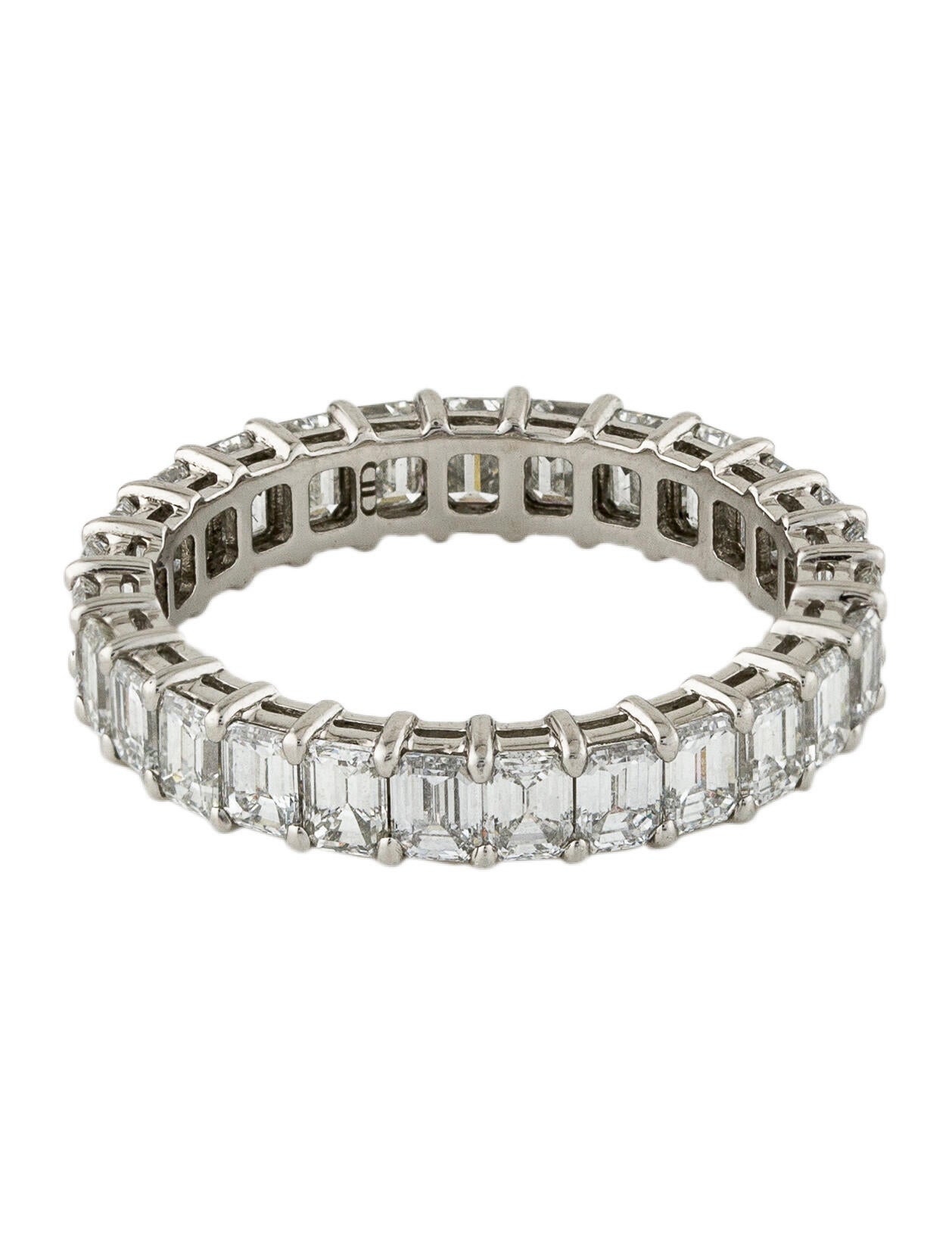 Daniella Design Diamond Triple- Row Full Eternity Ring - 18K Yellow ...