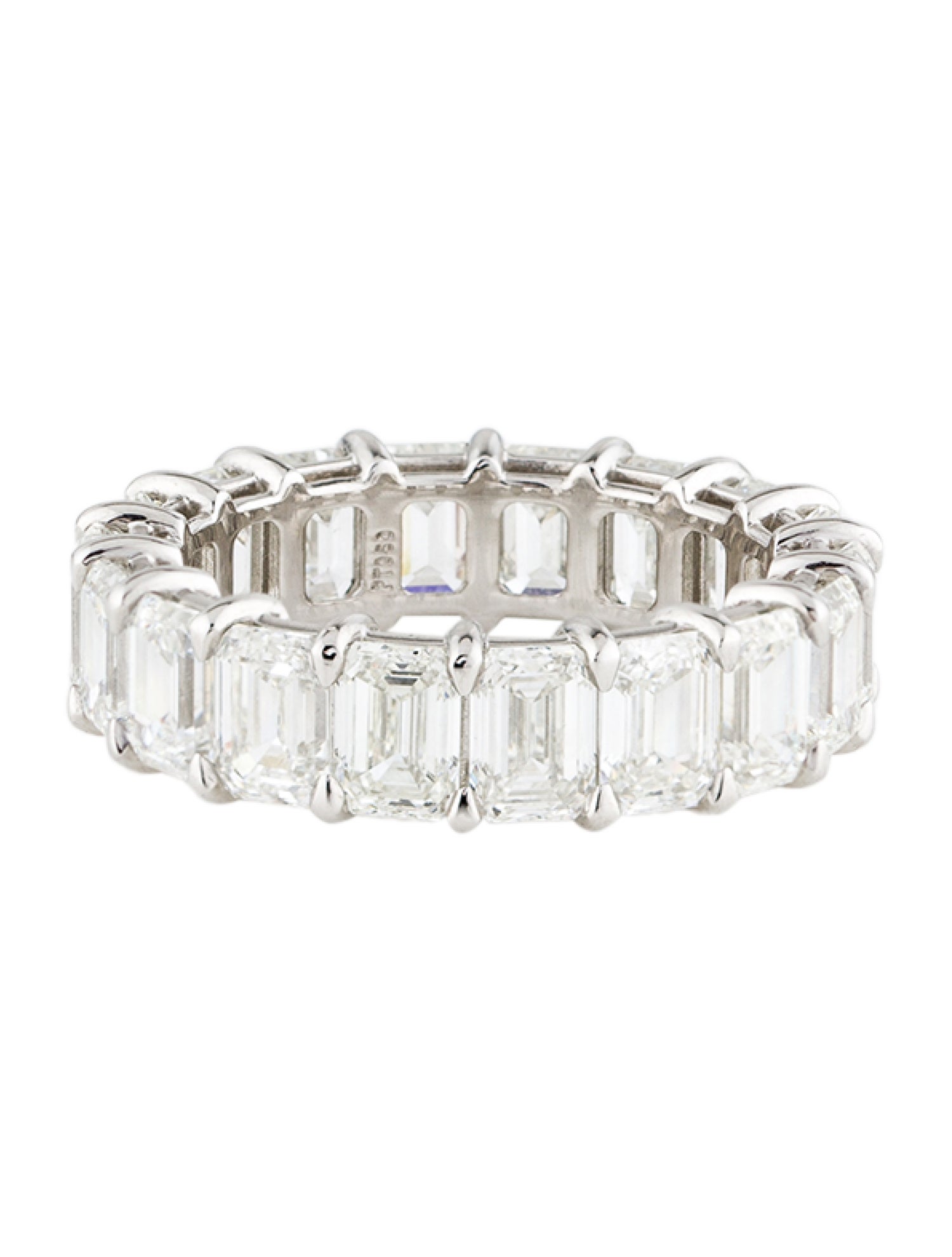 Daniella Design 14K 4.75ctw Diamond Eternity Band - Rhodium-Plated 14K ...