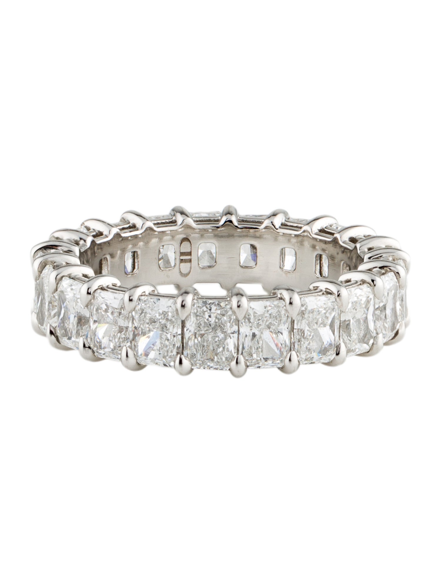 Daniella Design 14K 4.75ctw Diamond Eternity Band - Rhodium-Plated 14K ...