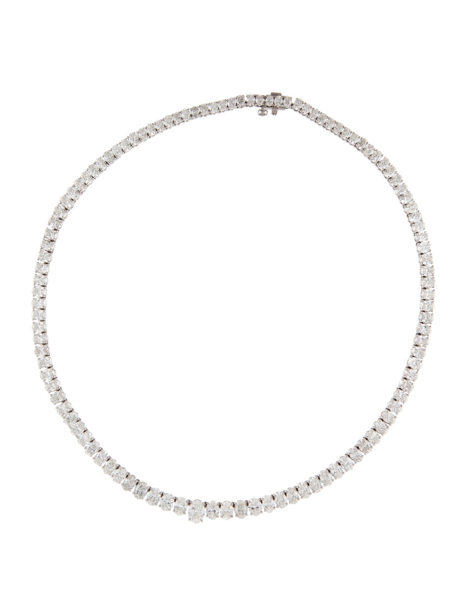 Daniella Design 14K 25.05ctw Diamond Collar Necklace - 14K White Gold ...