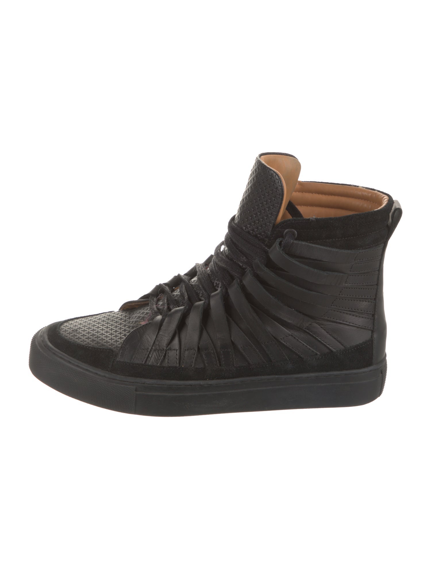 Damir Doma Leather Sneakers - Black Sneakers, Shoes - DDM21688 | The ...