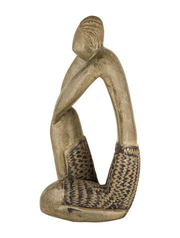 Stone Woman Crouching Figurine - Decor And Accessories - DECOR21195 ...